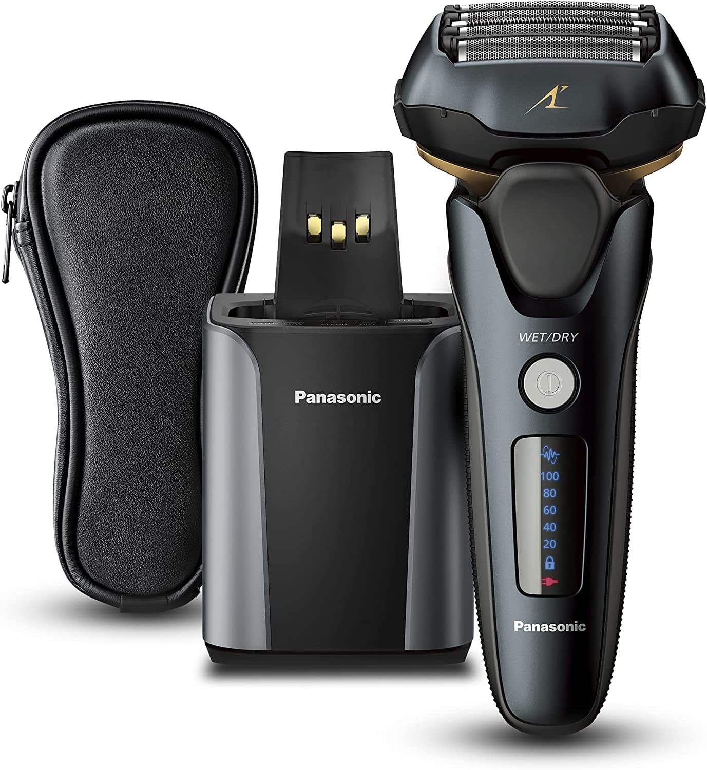 Panasonic Rechargeable Wet/Dry 5-Blade Shaver with Pop-Up Trimmer ...