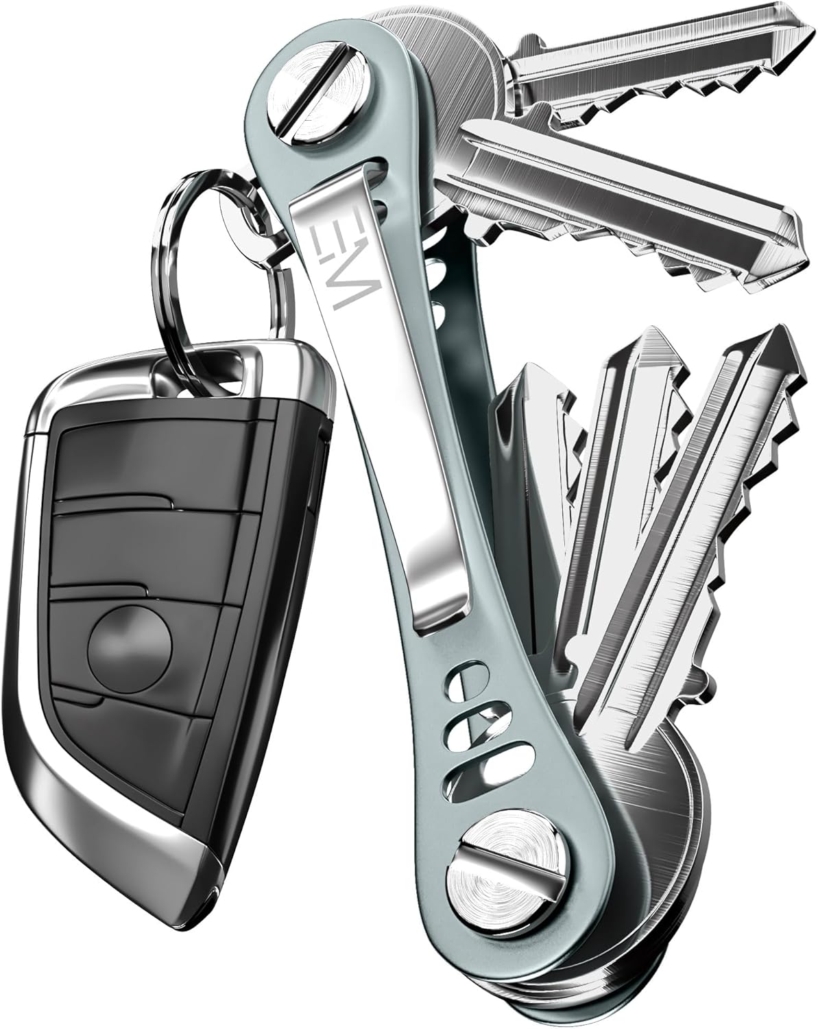 EM Premium Products Compact Key Holder - Pocket Key Organizer - 14 Keys ...