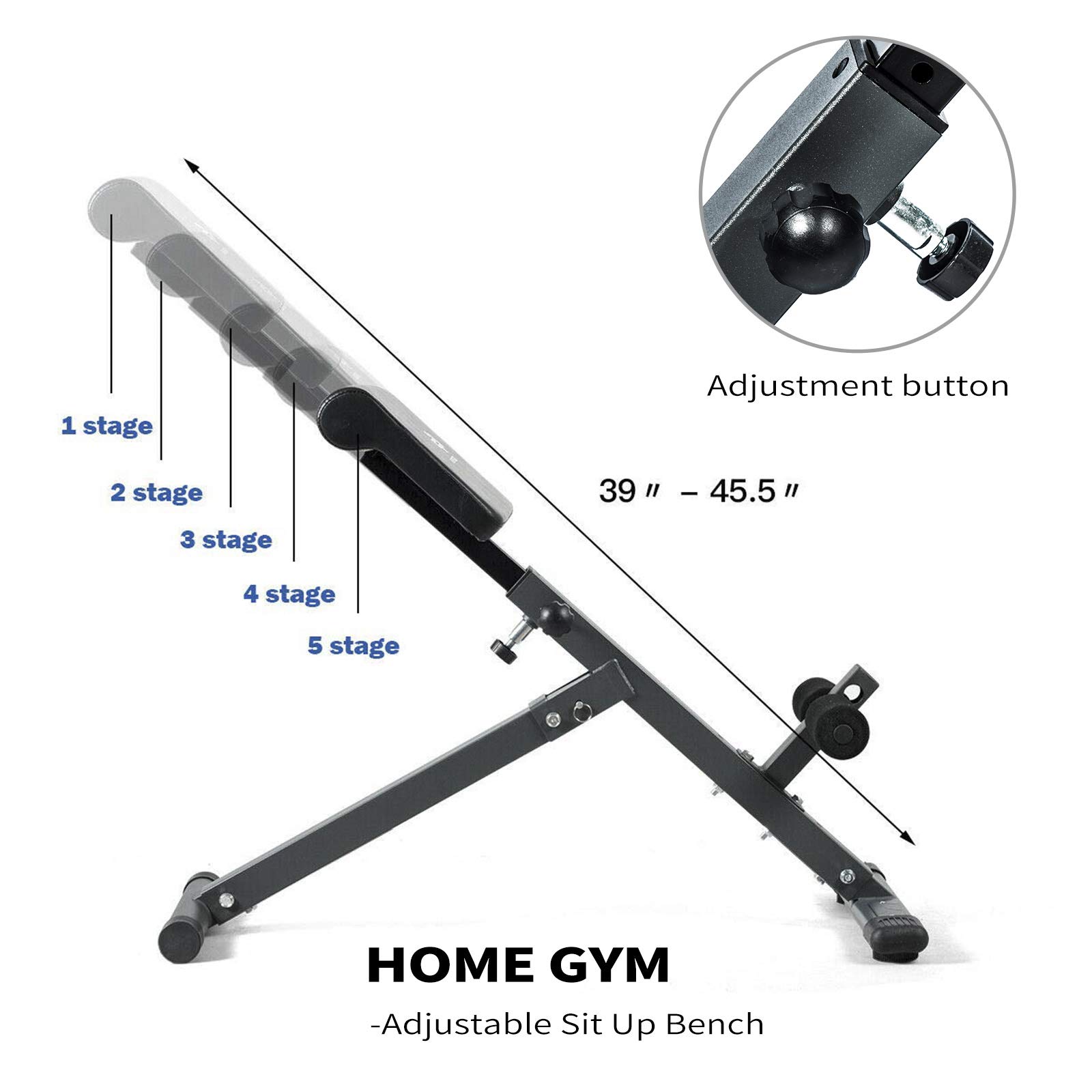 Snapklik.com : Roman Chair Hyperextension Bench - 40 Degree 5 Levels ...