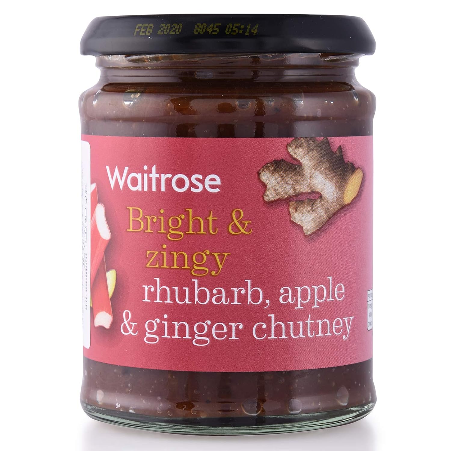 Amazon.com : Waitrose Rhubarb Apple & Ginger Chutney 320g : Grocery ...