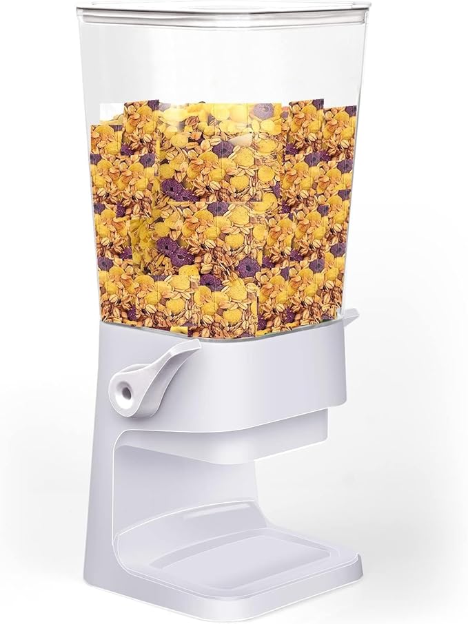 Amazon.com: Cereal Dispenser Countertop, 5.5L Plastic Organization and ...