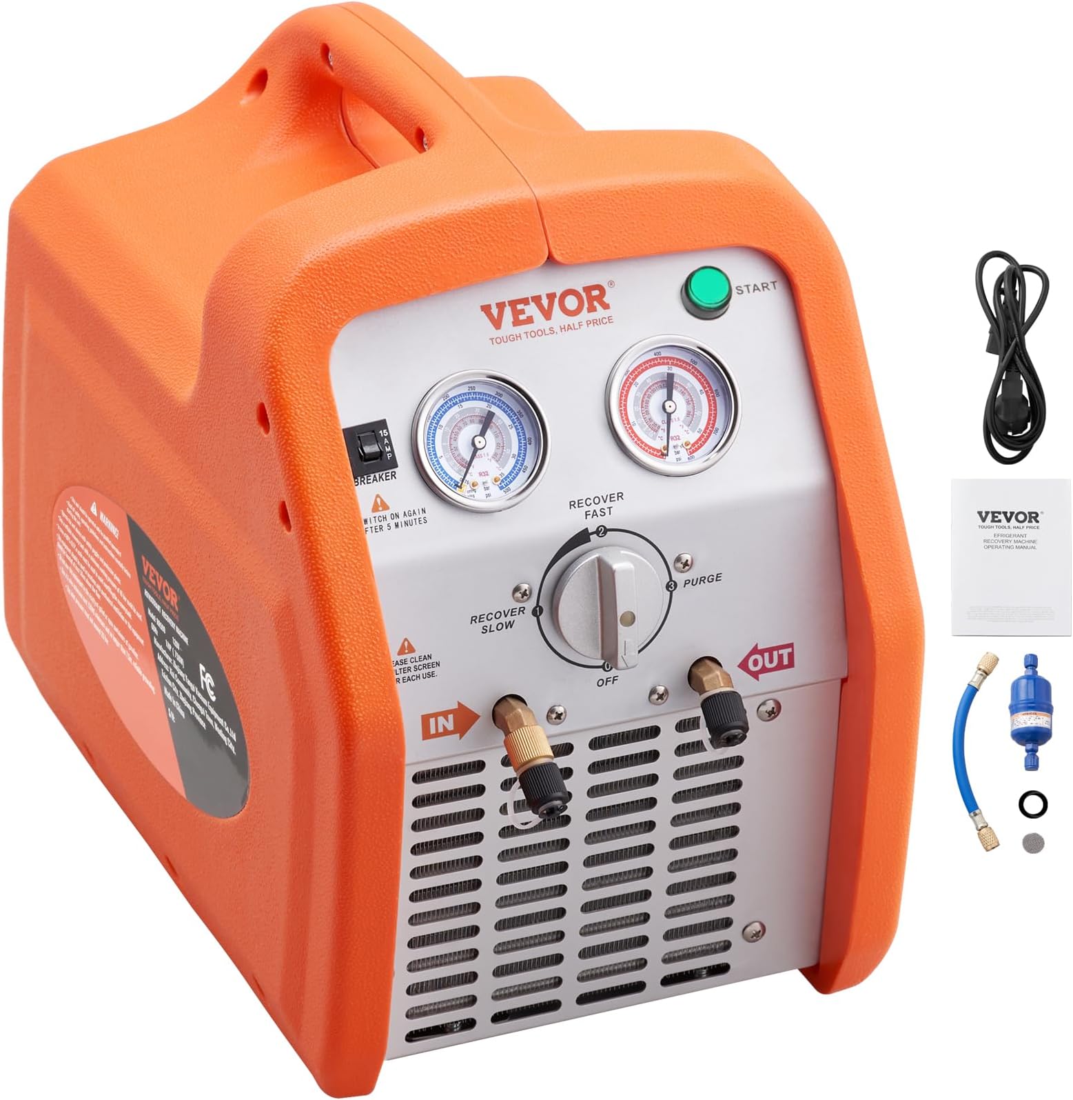 Amazon.com: Robinair 25700 Contaminated Refrigerant Recovery Machine ...