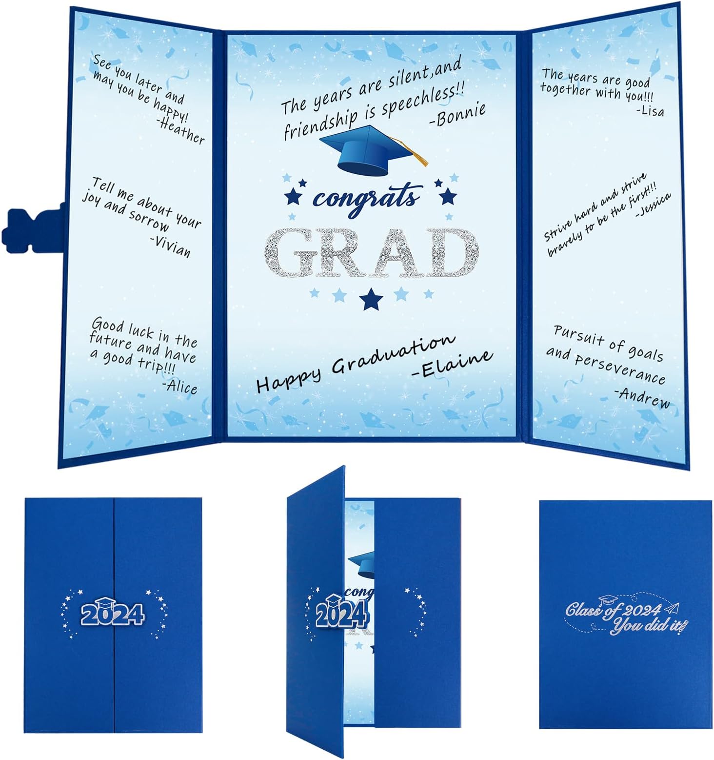 Amazon.com: 2024 Graduation Party Decorations Guest Book Alternative ...