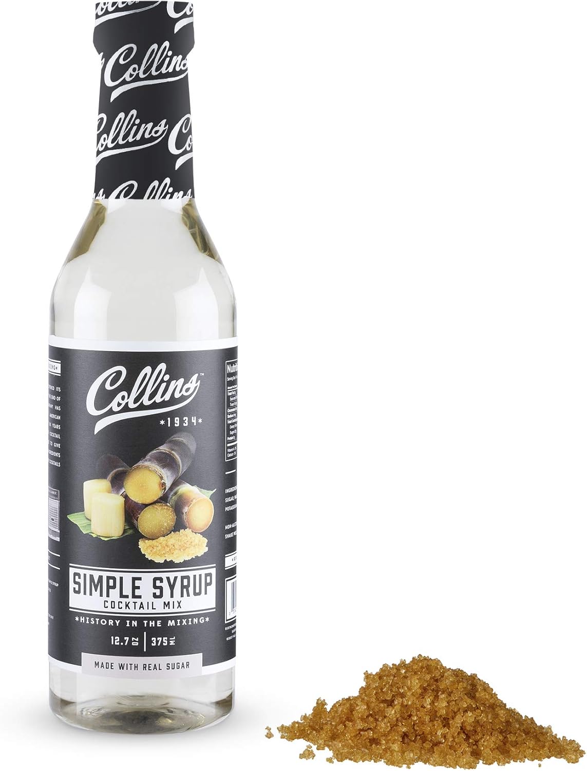 Amazon.com : Collins Simple Syrup, Classic Simple Syrup, Real Sugar ...