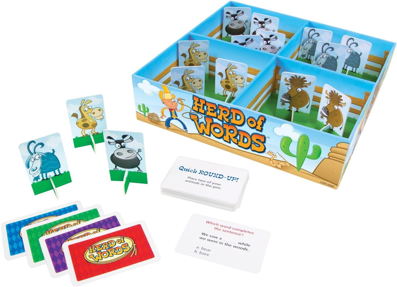 Amazon.com: Learning Resources Herd Of Words Vocabulary Game : Toys & Games