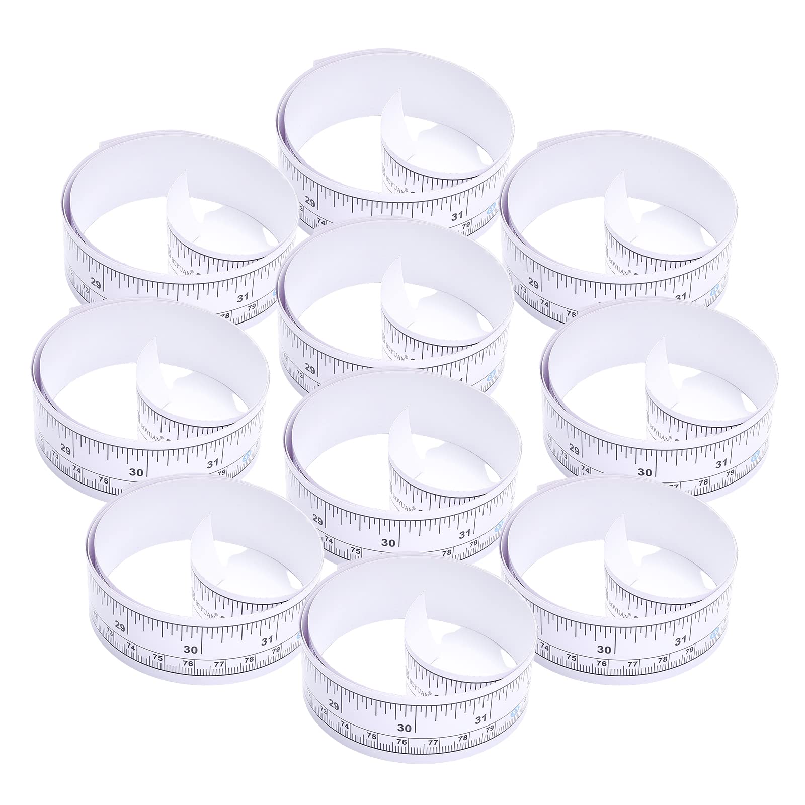 CHGCRAFT 10Pcs 36Inch Adhesive Ruler Self-Adhesive Measuring Tape ...