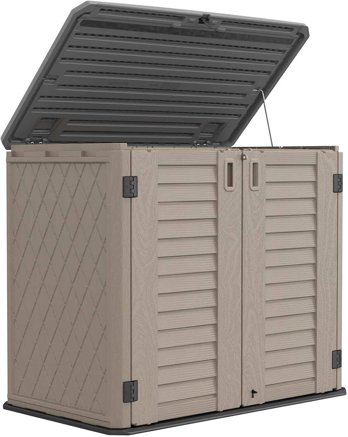 Amazon.com : HOMSPARK Outdoor Storage shed, 26 Cu.ft Outdoor Storage ...