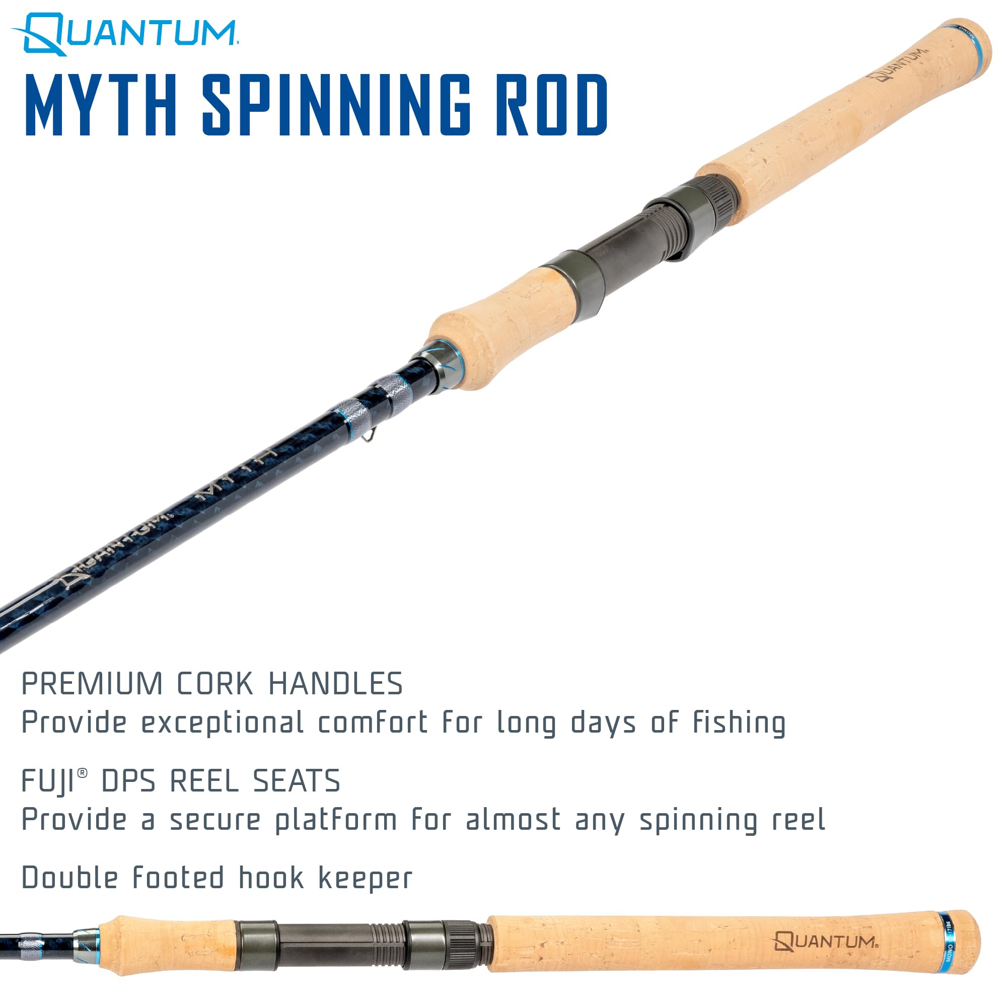 Snapklik.com : Myth Spinning Fishing Rod, 7-Foot 9-Inch 1-Piece, Extra ...