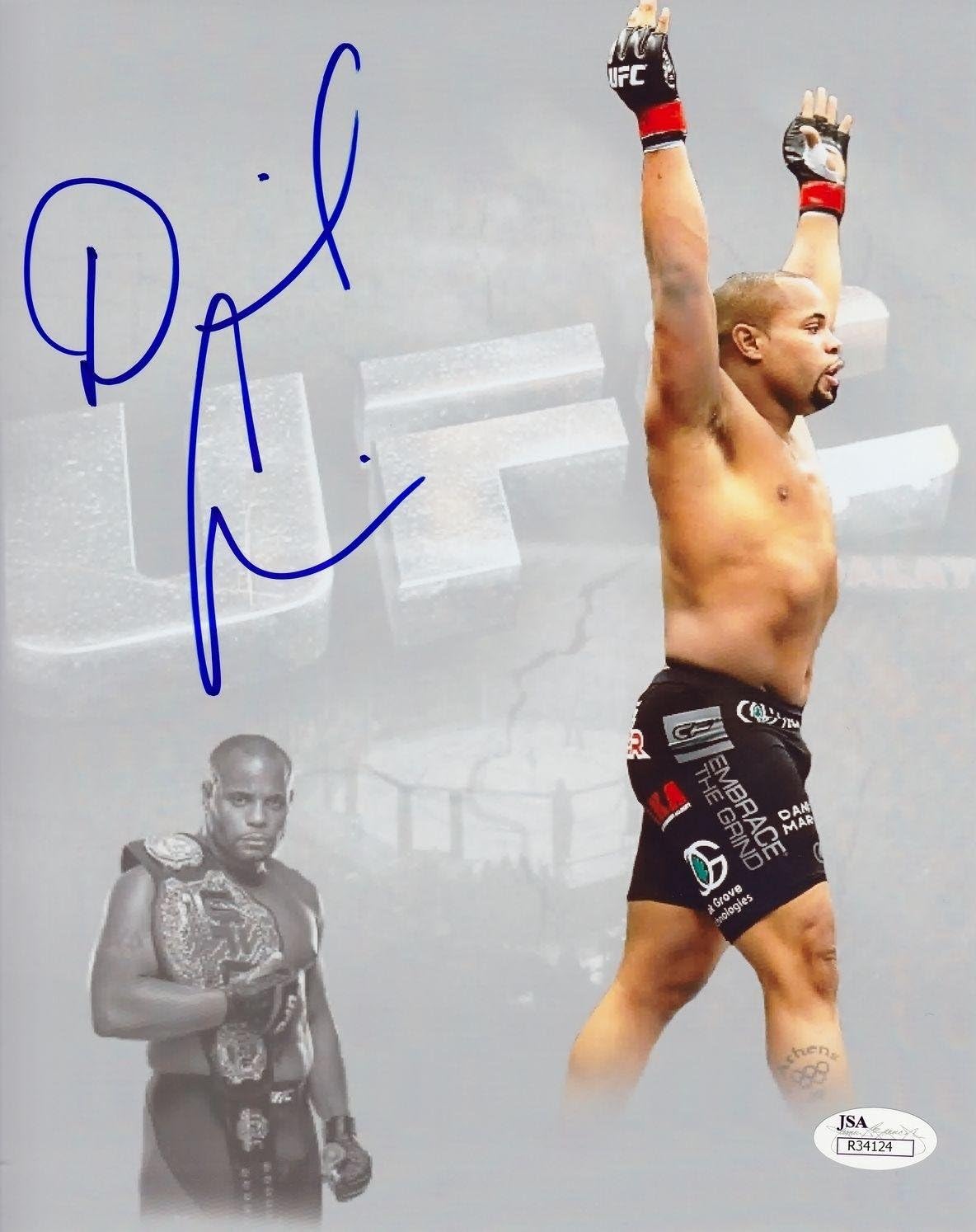 Daniel Cormier UFC Signed Autographed 8x10 Photo Authentic 4 - JSA ...