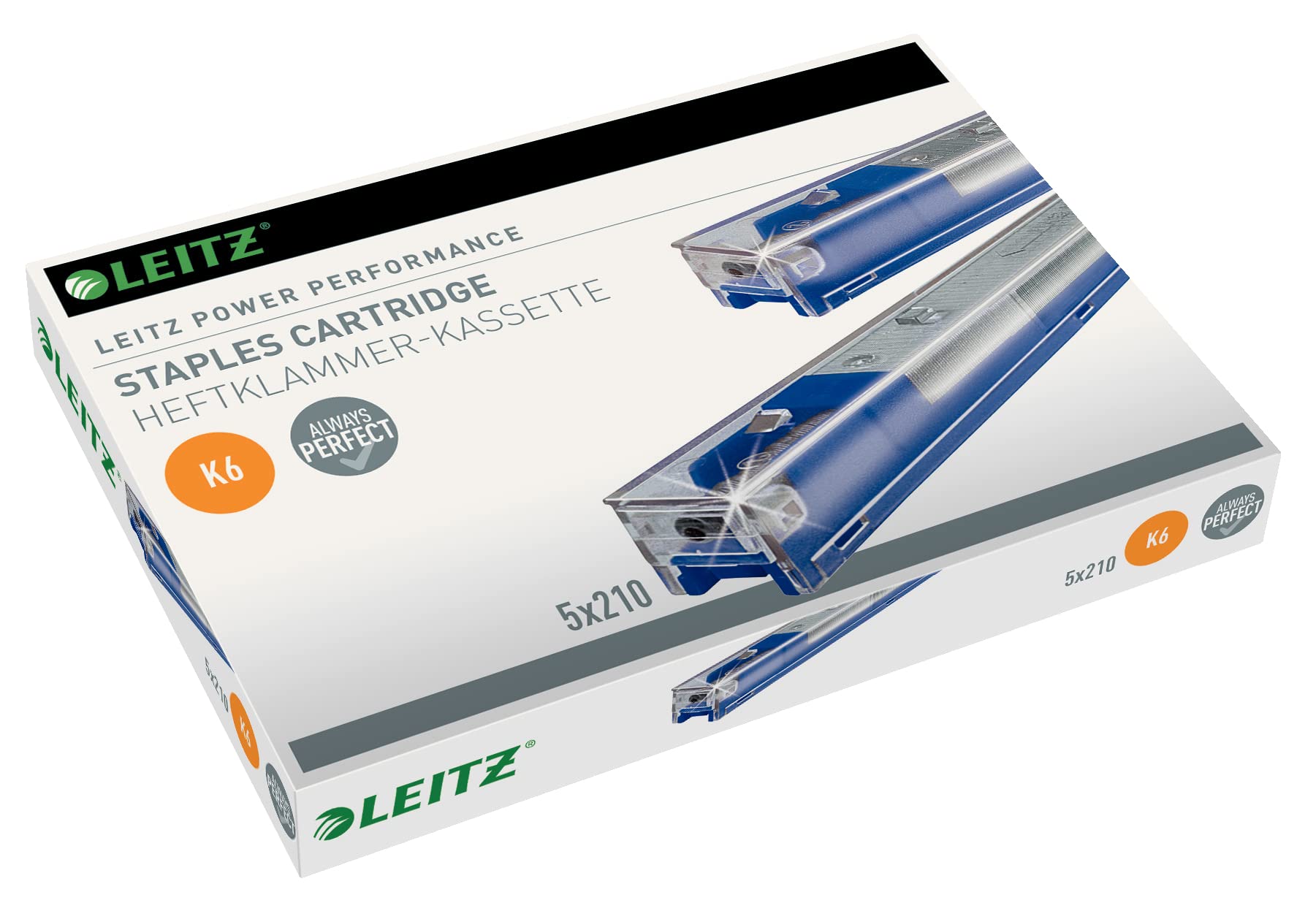 Amazon.com : Leitz 55910000 K6 Power Performance Stapler Cartridge, 25 ...