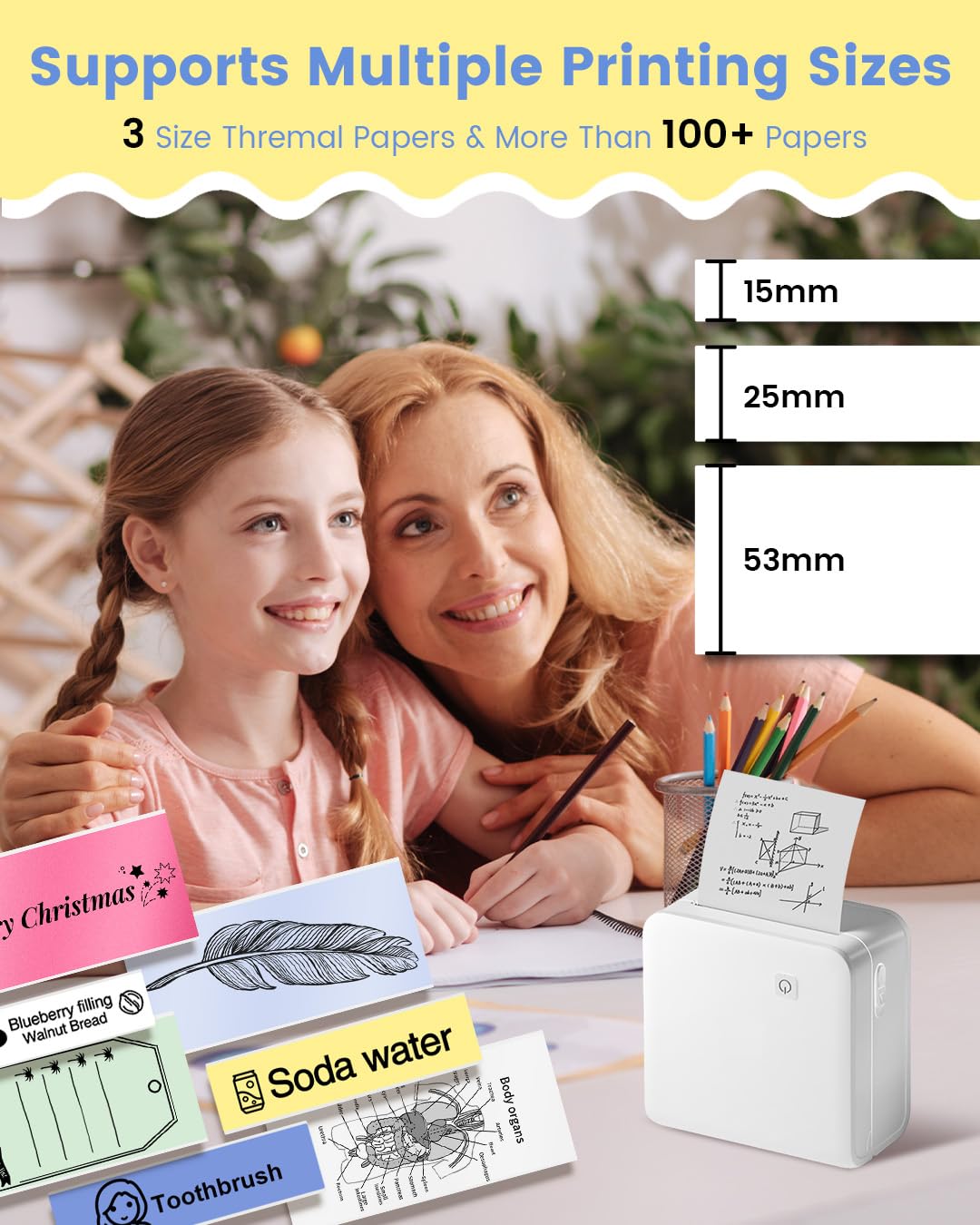 Snapklik.com : Memoking Photo Sticker Printer Machine - 2" Mini HD ...
