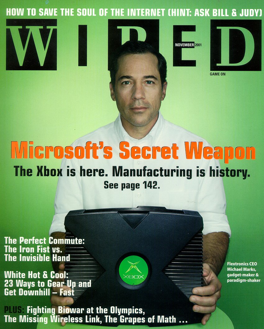 Wired Magazine November 2001 Microsoft's Secret Weapon: Chris Anderson ...