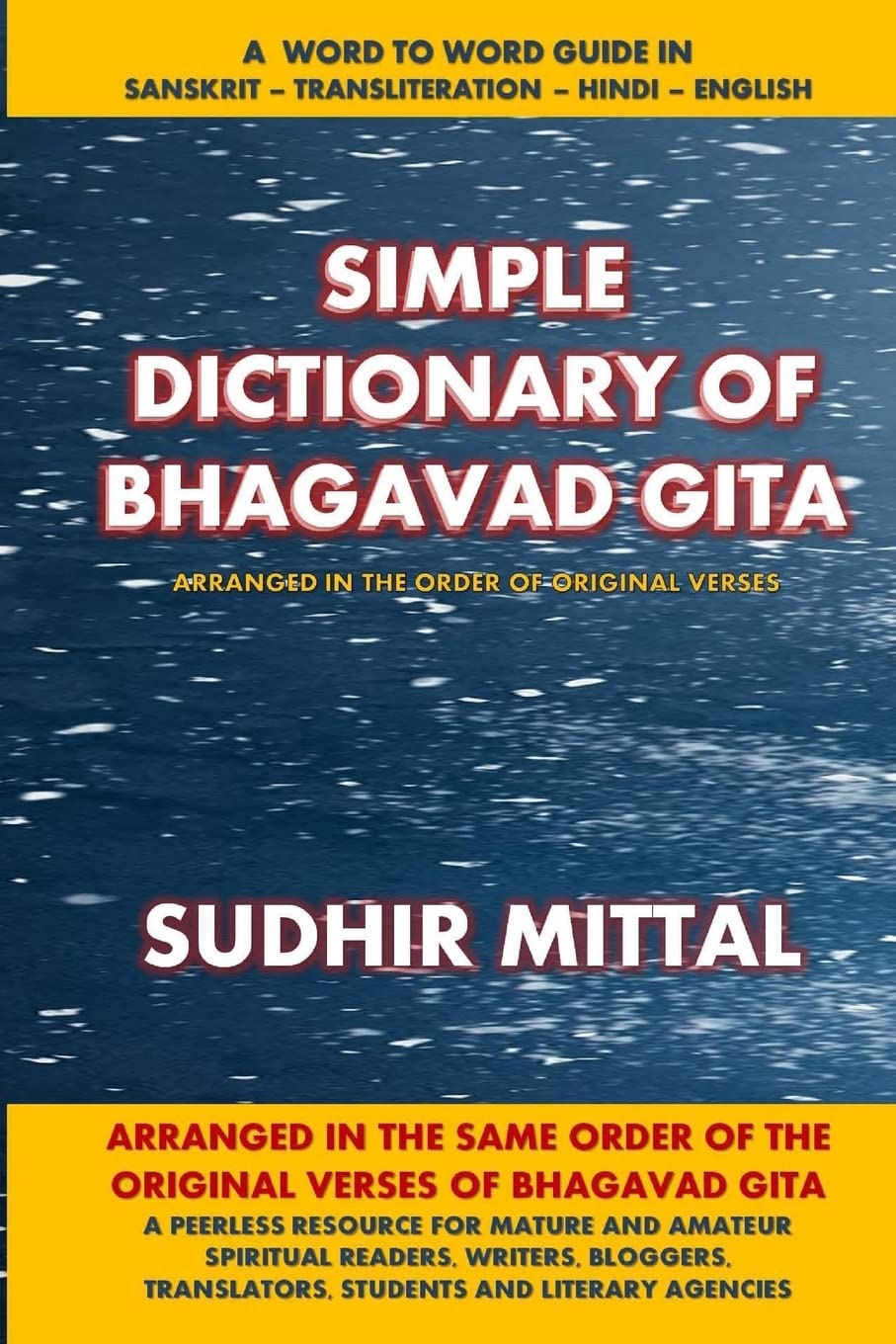 Amazon.com: Simple Dictionary of Bhagavad Gita: Word to Word: Sanskrit ...
