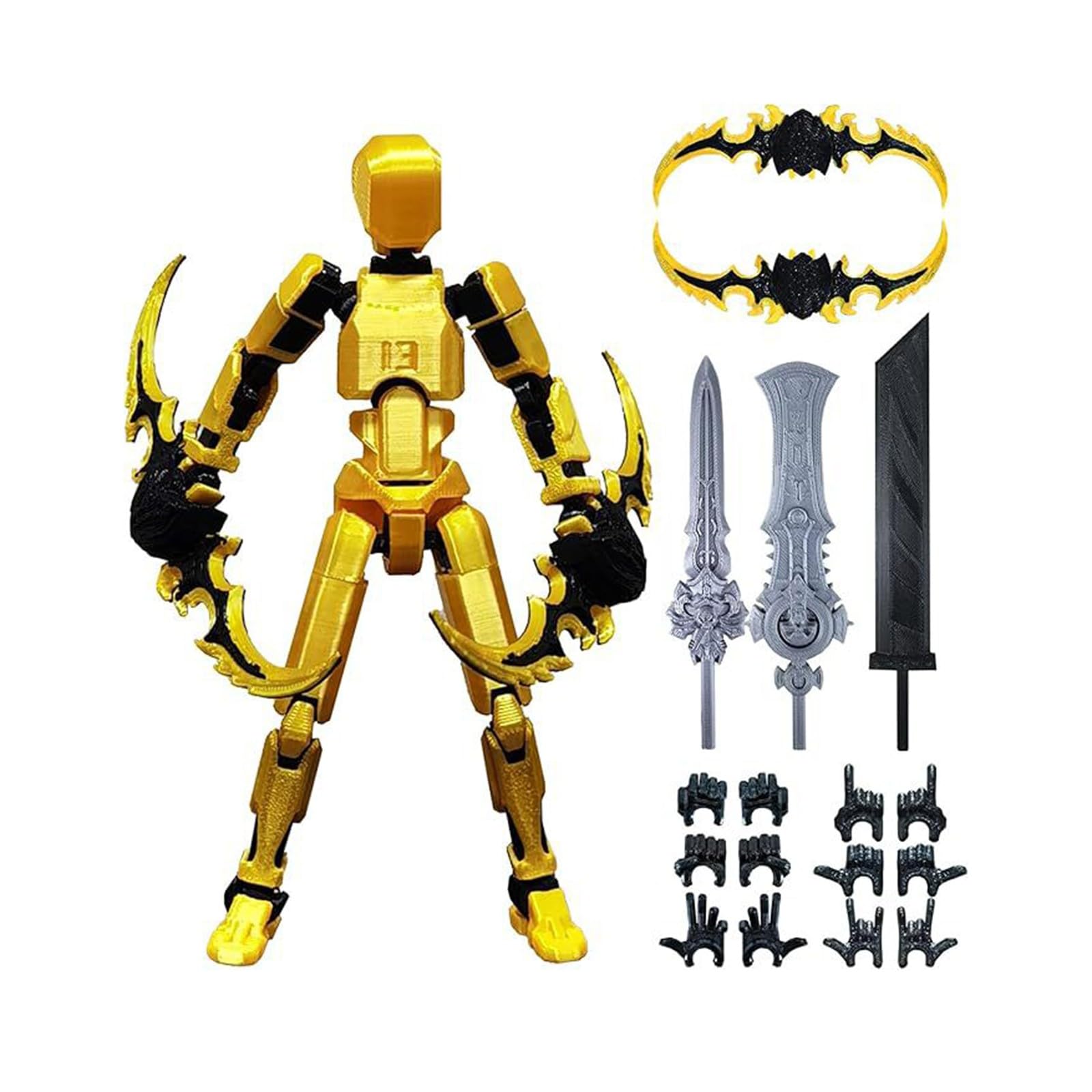 Amazon.com: T13 Robot Humanoid Action Figure, Cool 3D Printed ...