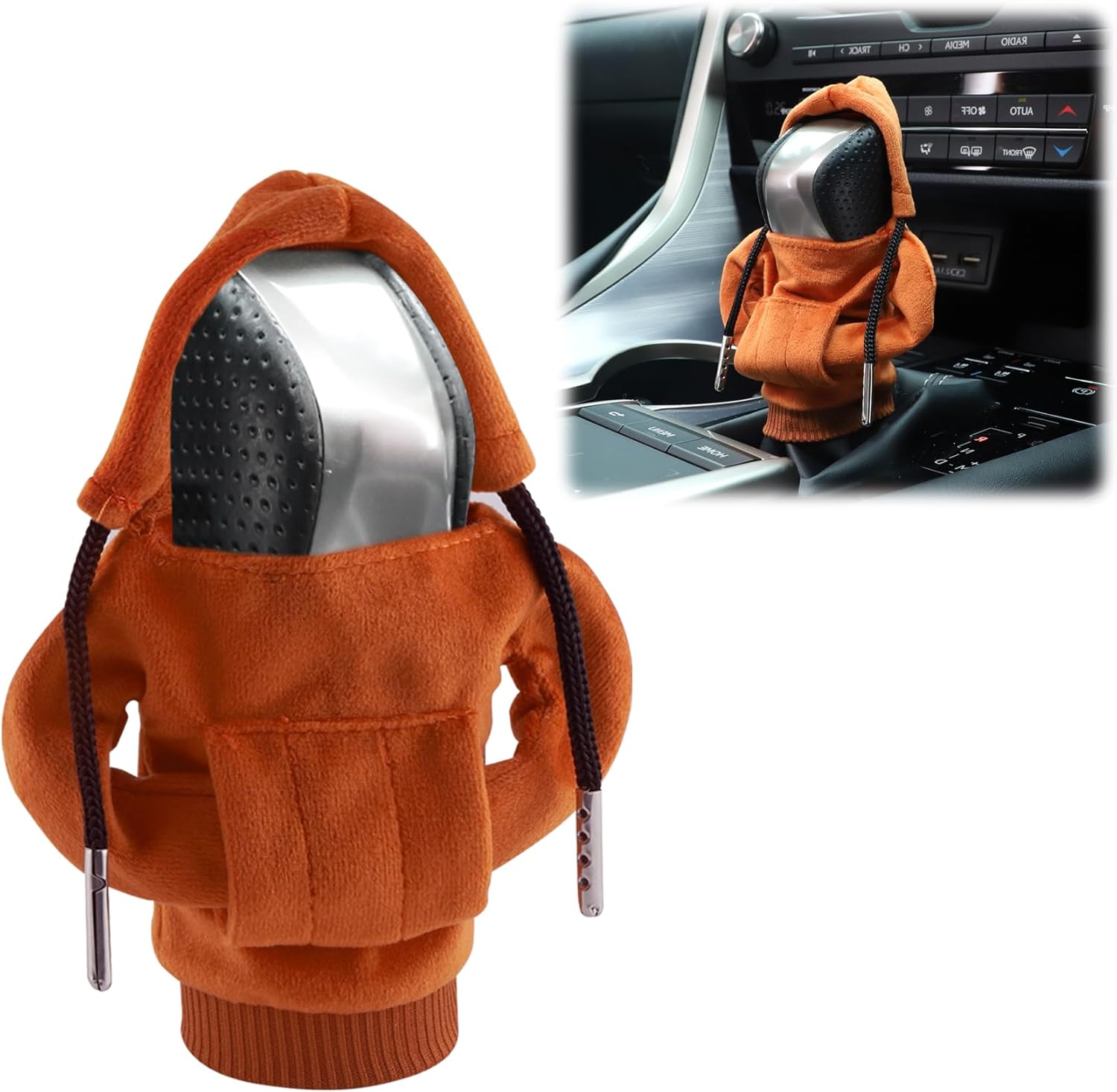 Amazon.com: alpmosn Car Gear Shift Cover Fashionable Sweater Desgin ...