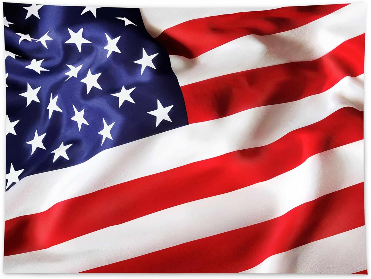 Amazon.com : Allenjoy 96" x 72" American Flag Backdrop for Patriotic ...