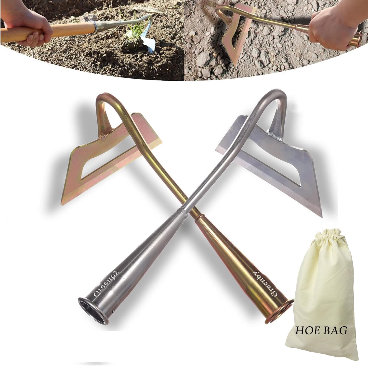 Amazon.com : Edward Tools Hand Hoe Garden Tool - Heavy Duty Stainless ...