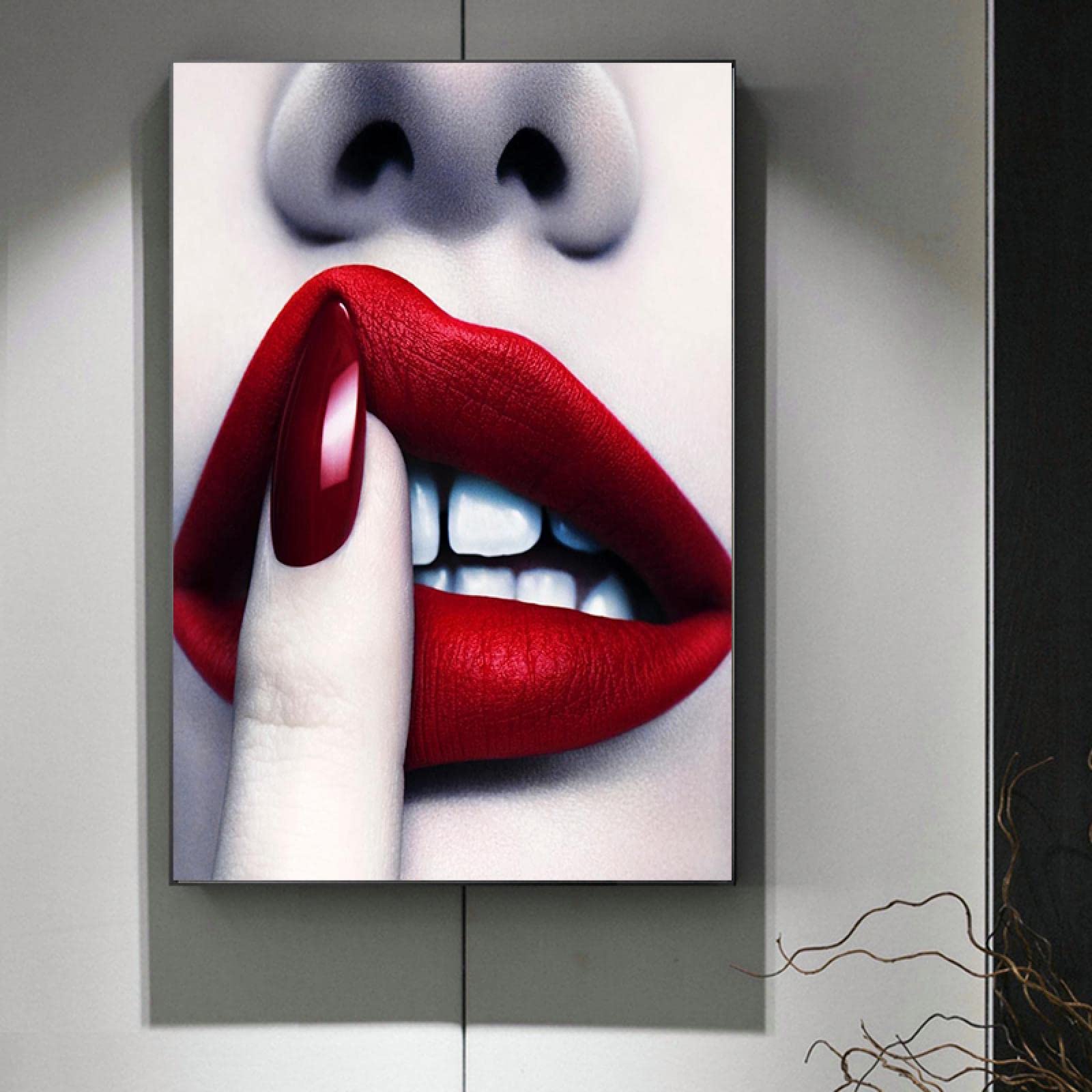 Paintings Of Red Lips Lip Paintings | Shop Fy