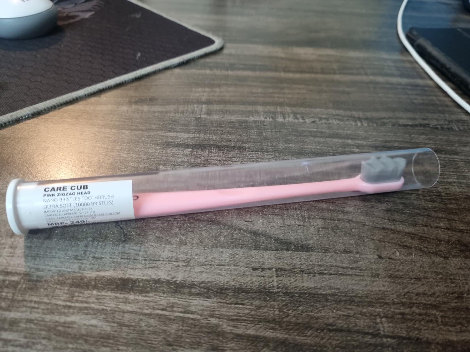 Buy CARECUB Pink ZigZag Toothbrushes - BPA-Free, Ultra Soft Micro Nano ...