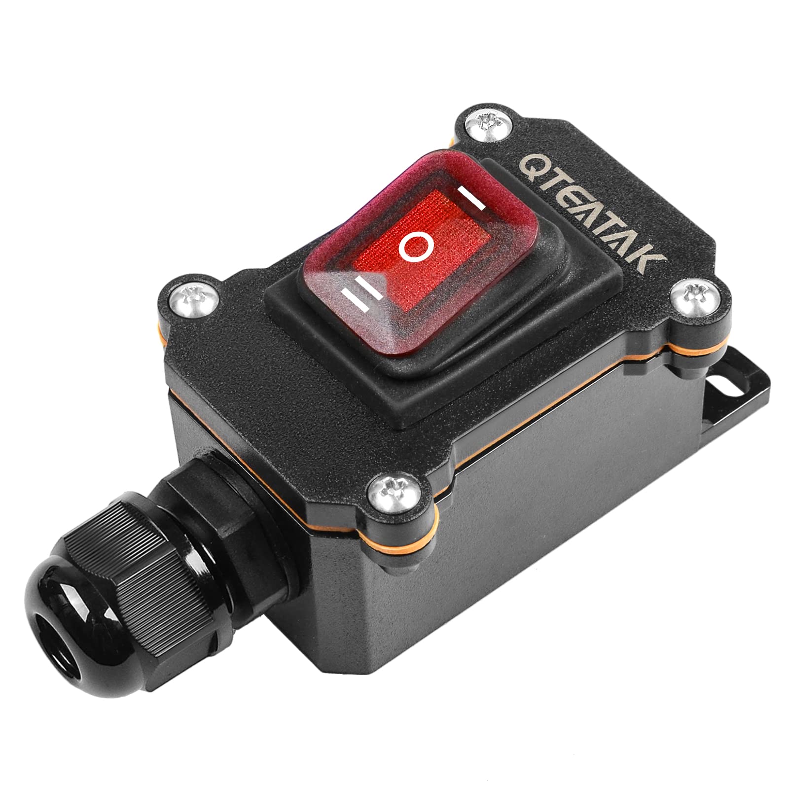 Snapklik.com : QTEATAK Inline Cord Switch DPST AC/DC 20A-125V, 16A-250V ...