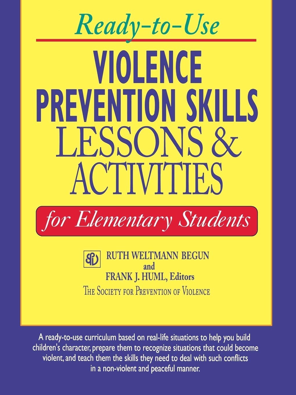 Amazon.com: Violence Prevention Skills: Lessons & Activities for ...