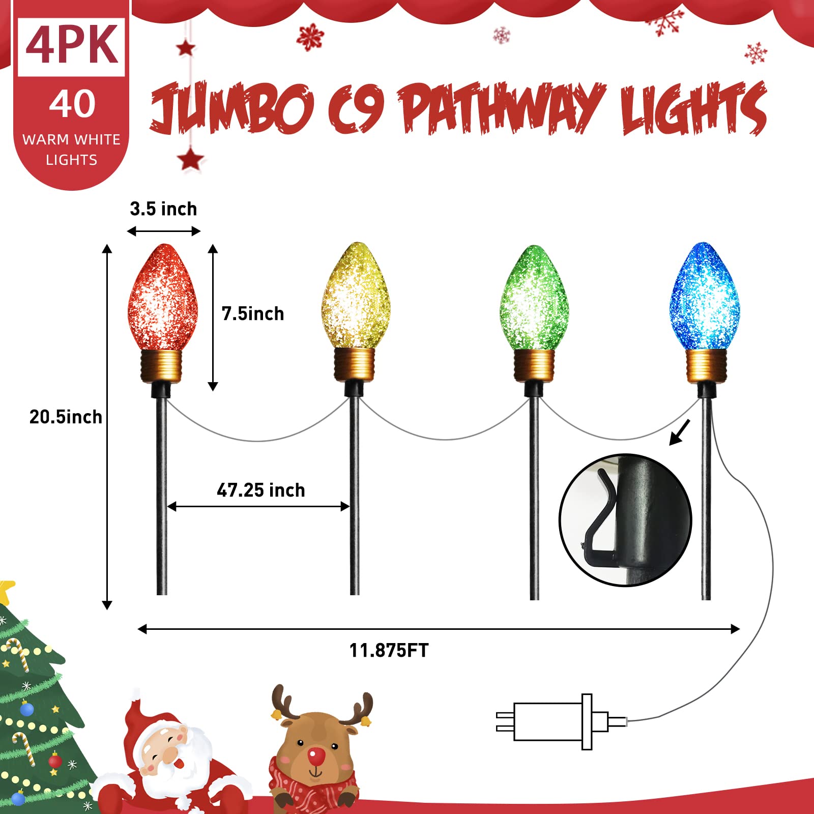 Giant Bulb Pathway Light Marker