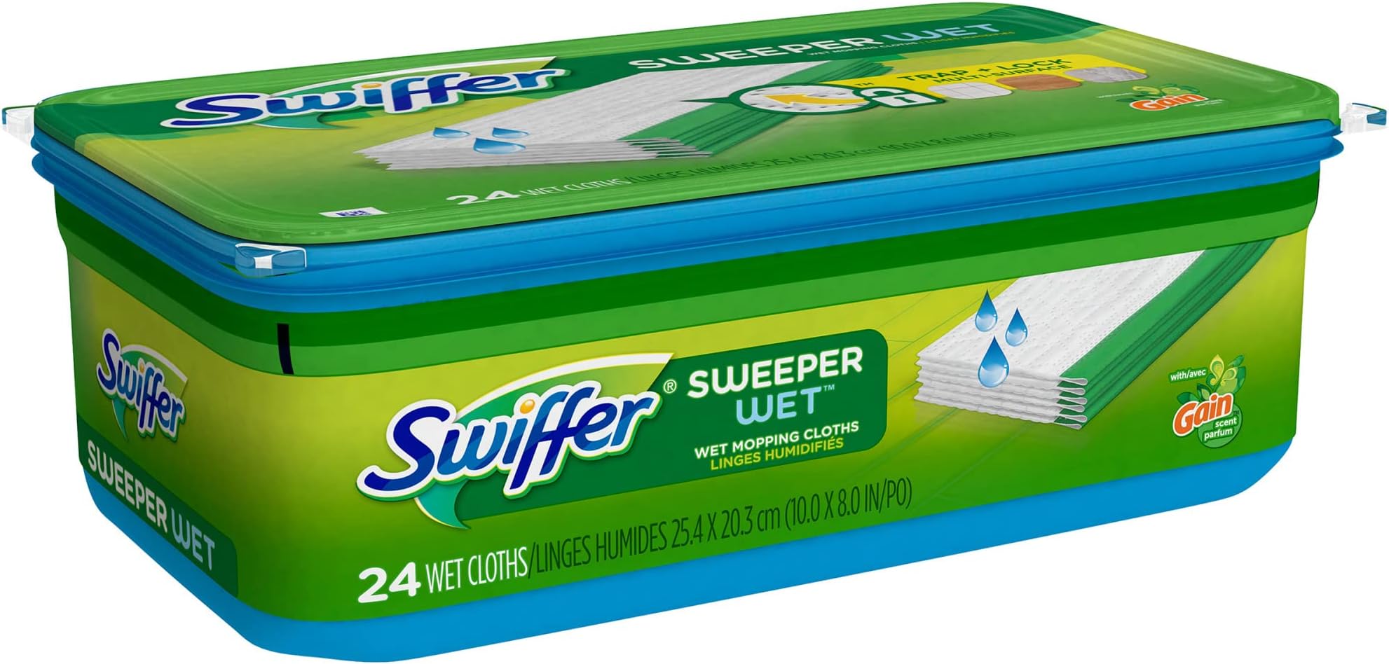 Amazon.com: Swiffer Sweeper Wet Mopping Cloth Multi Surface Refills ...