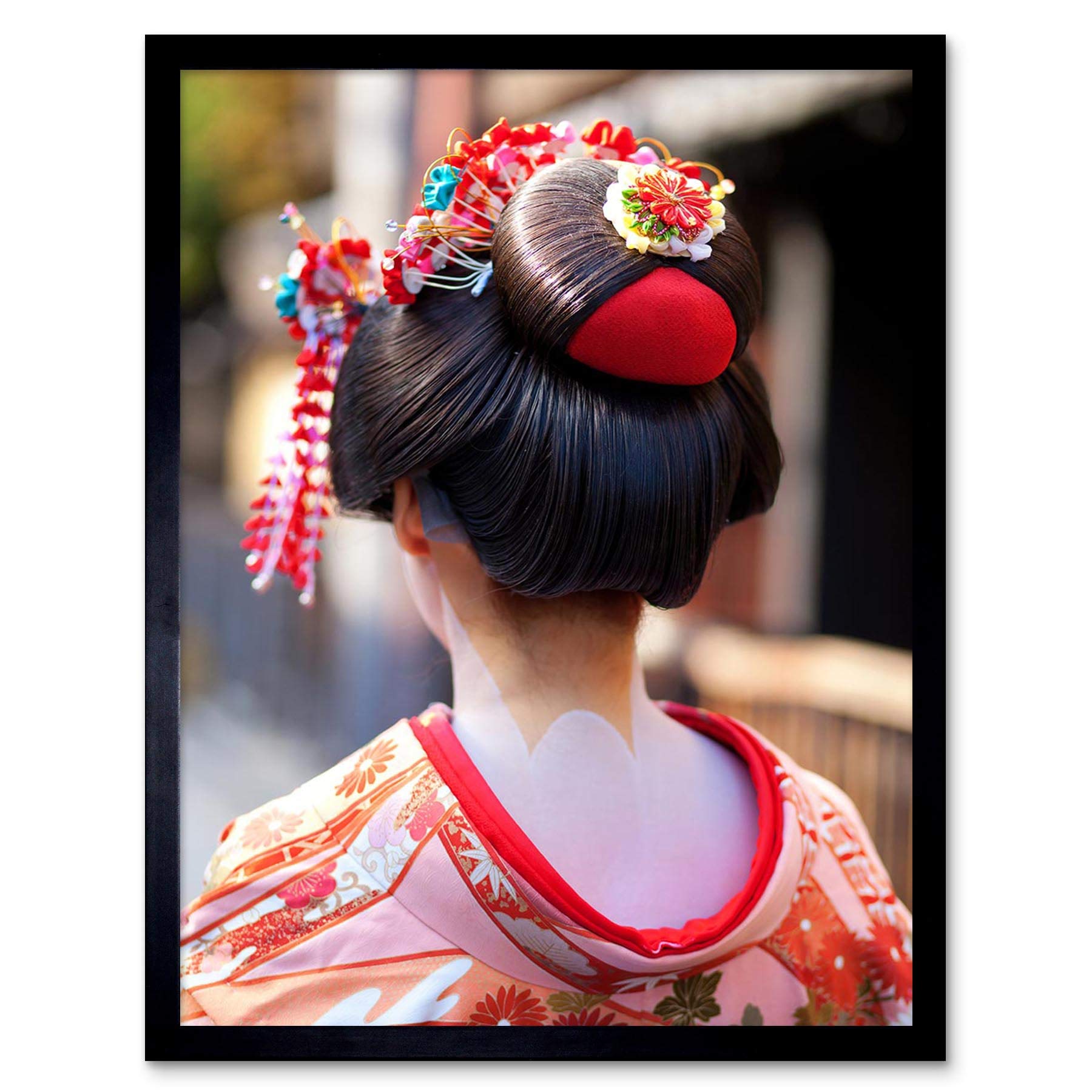 Geisha Hair Back