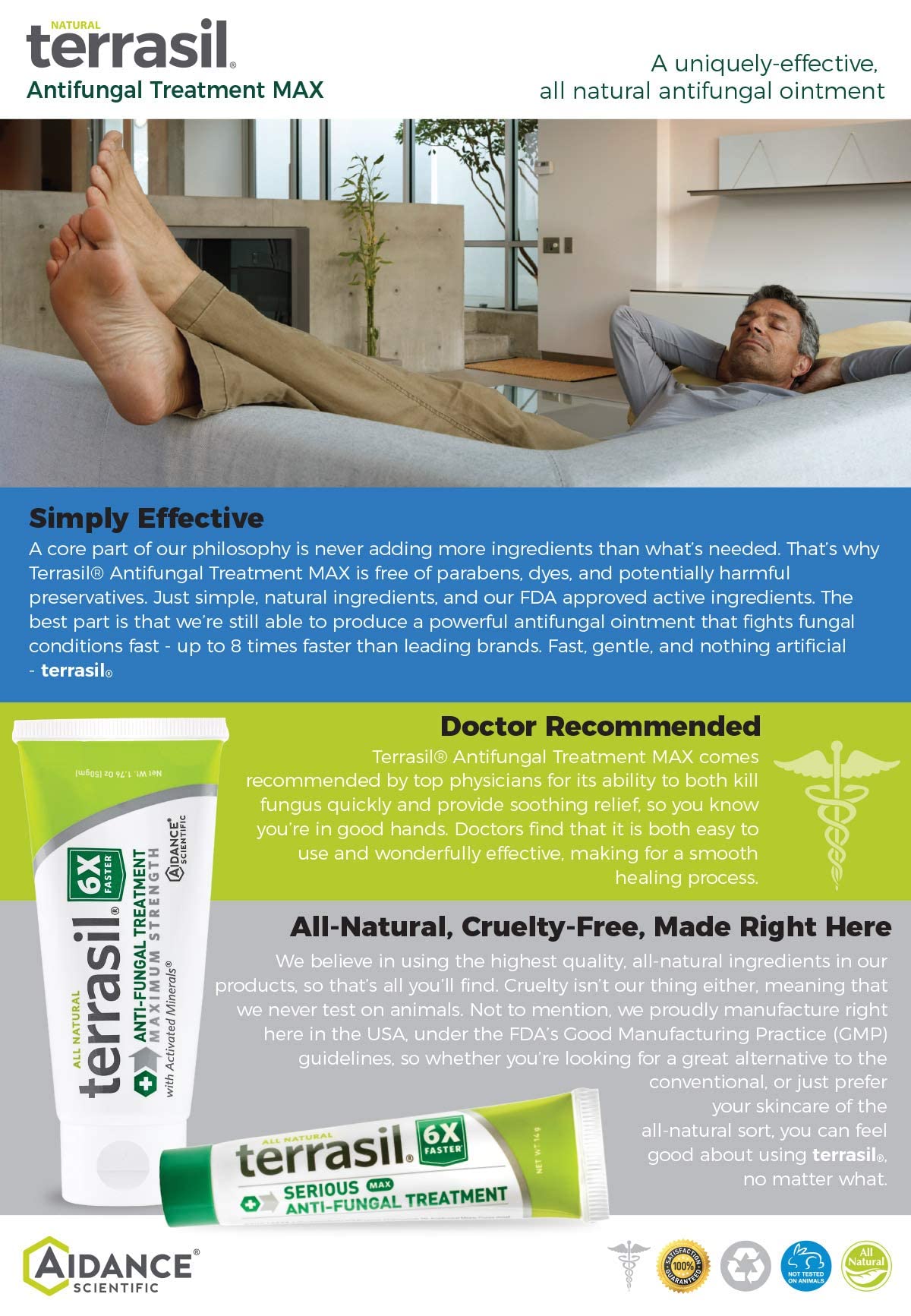 Aidance Scientific Terrasil Anti-fungal Treatment Max 6 X Faster ...