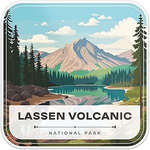 Amazon.com - Lassen Volcanic National Park Sticker - Waterproof Vinyl ...