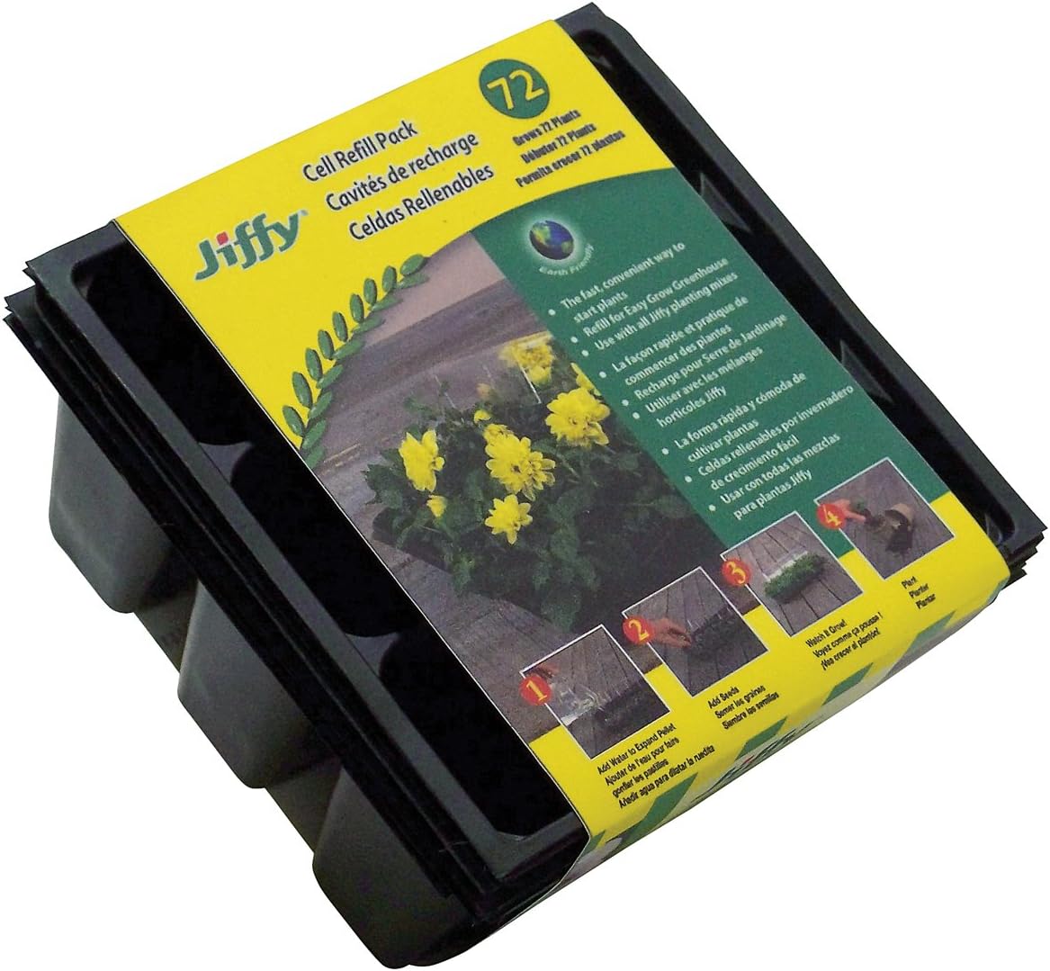 Amazon.com: Jiffy TR72 Jiffy® Cell Refill : Patio, Lawn & Garden