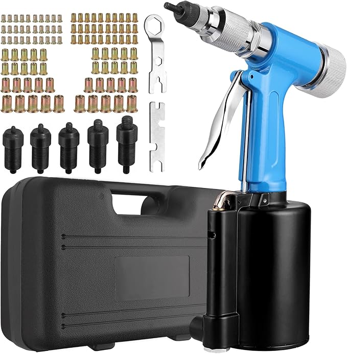 AUTOUTLET Air Rivet Nut Pliers Set, Riveting Machine Blind Rivet Gun ...