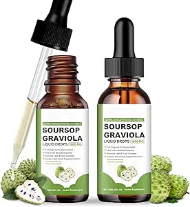Amazon.com: Naturesours Organic Soursop Extract, Naturesours Soursop Multivitamin Drops ...