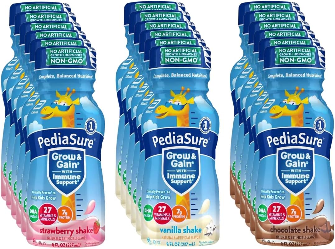 Amazon.com: PediaSure Grow & Gain Nutrition Shake for Kids, Immune ...