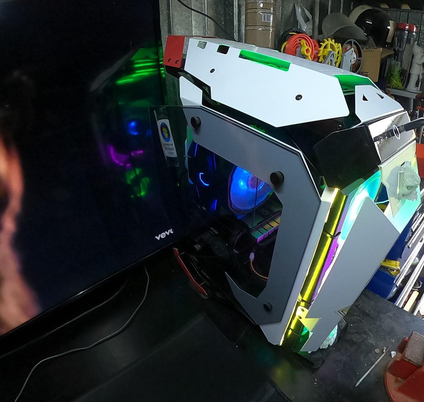 KEDIERS C650 Mech PC Case - ATX Tower Gaming Computer Case with ...