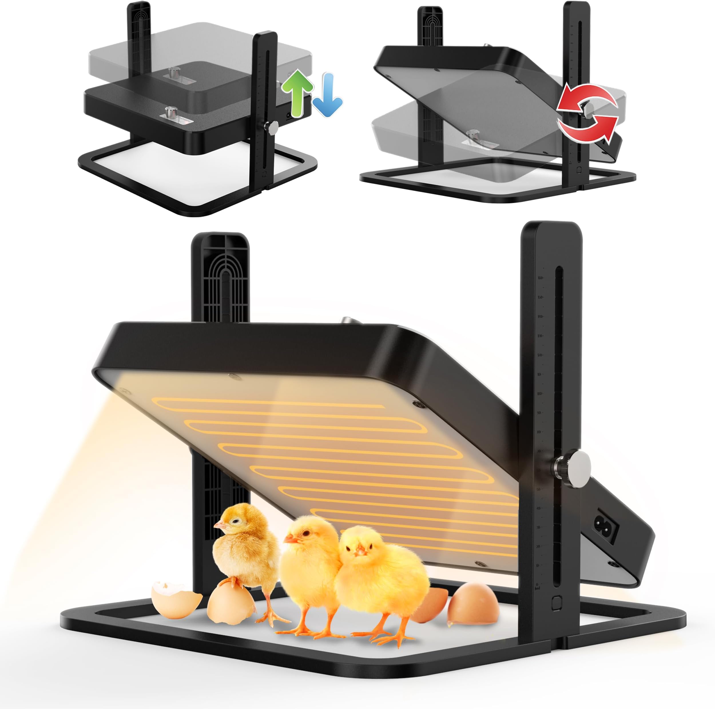 Amazon.com: Brooder Heater for Chicks, 18W Poultry Heating Plate with ...