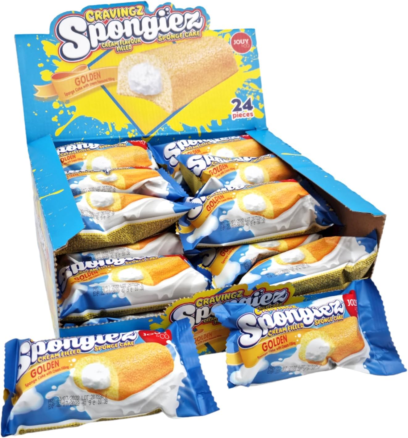 Cravingz Spongiez Golden Sponge Cake - Cream Flavour Filled 45g ...