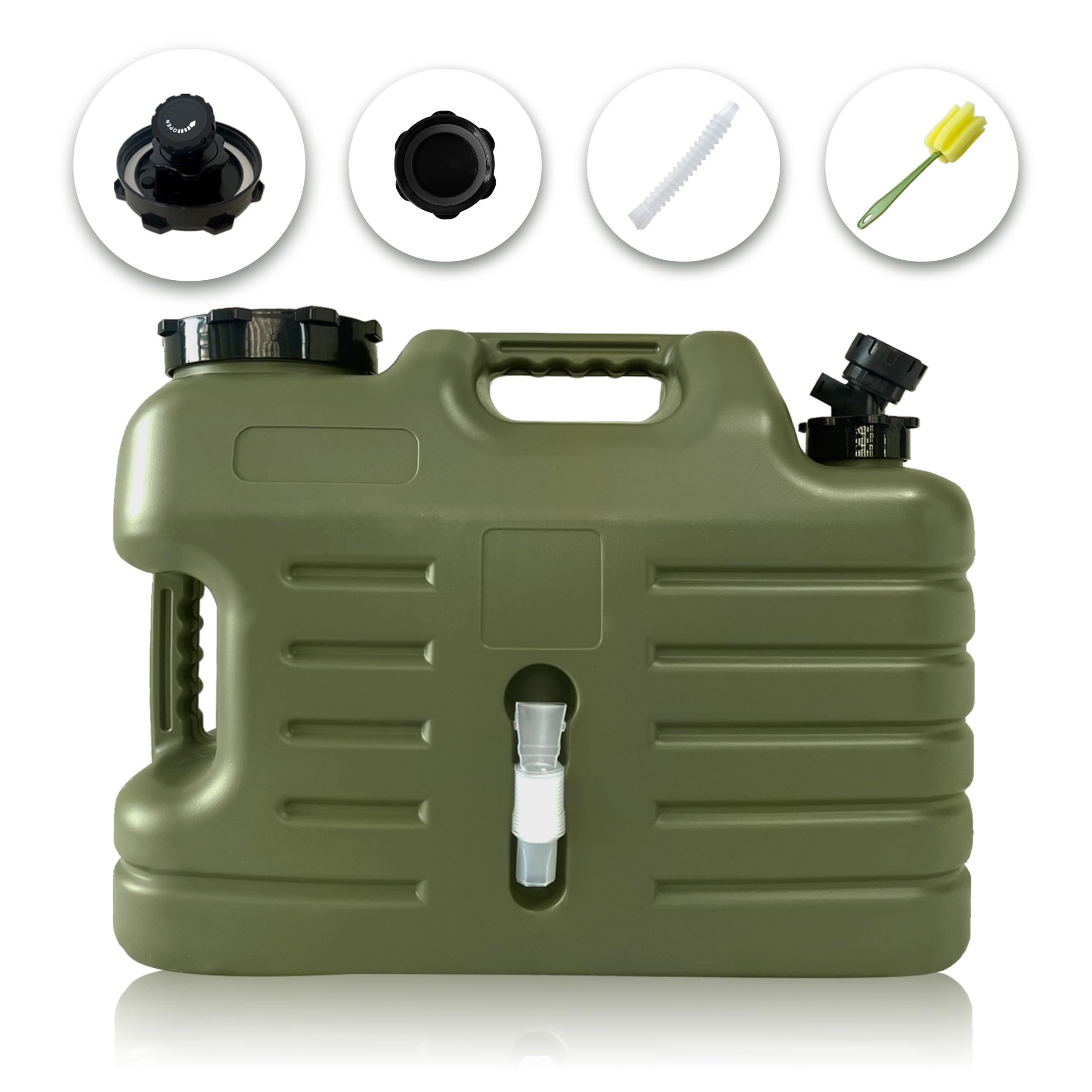 Amazon.com: UXPEYIC 5 Gallon Water Container with Spigot, Portable ...