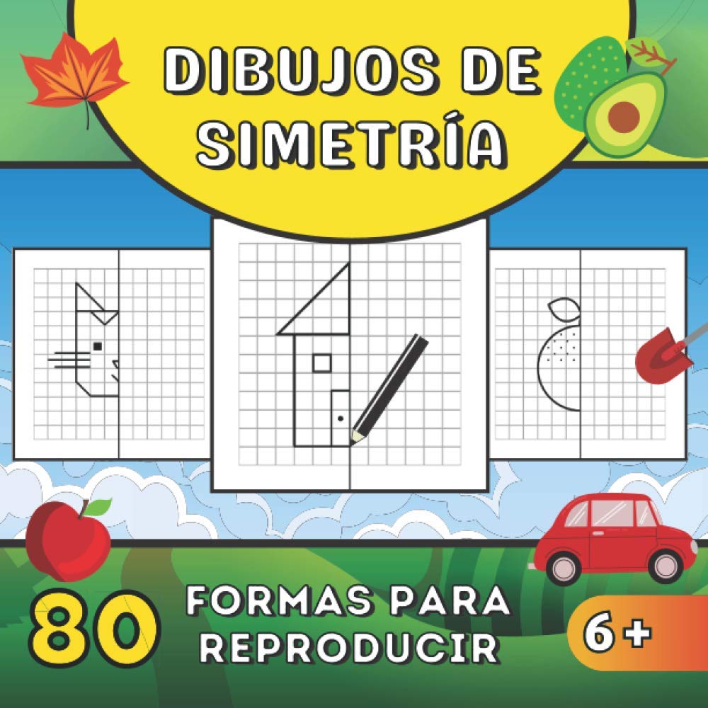 Dibujos De Simetria 80 Formas Geometricas Objetos Simples Y Animales ...