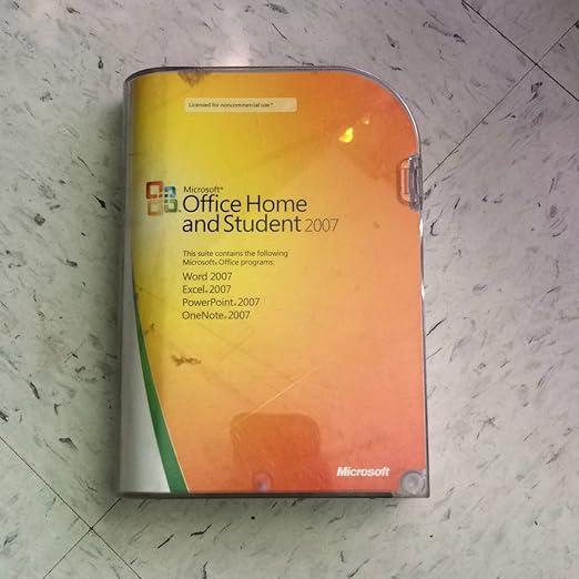 Amazon.com: Microsoft Office Home and Student 2007 Old Version : Software