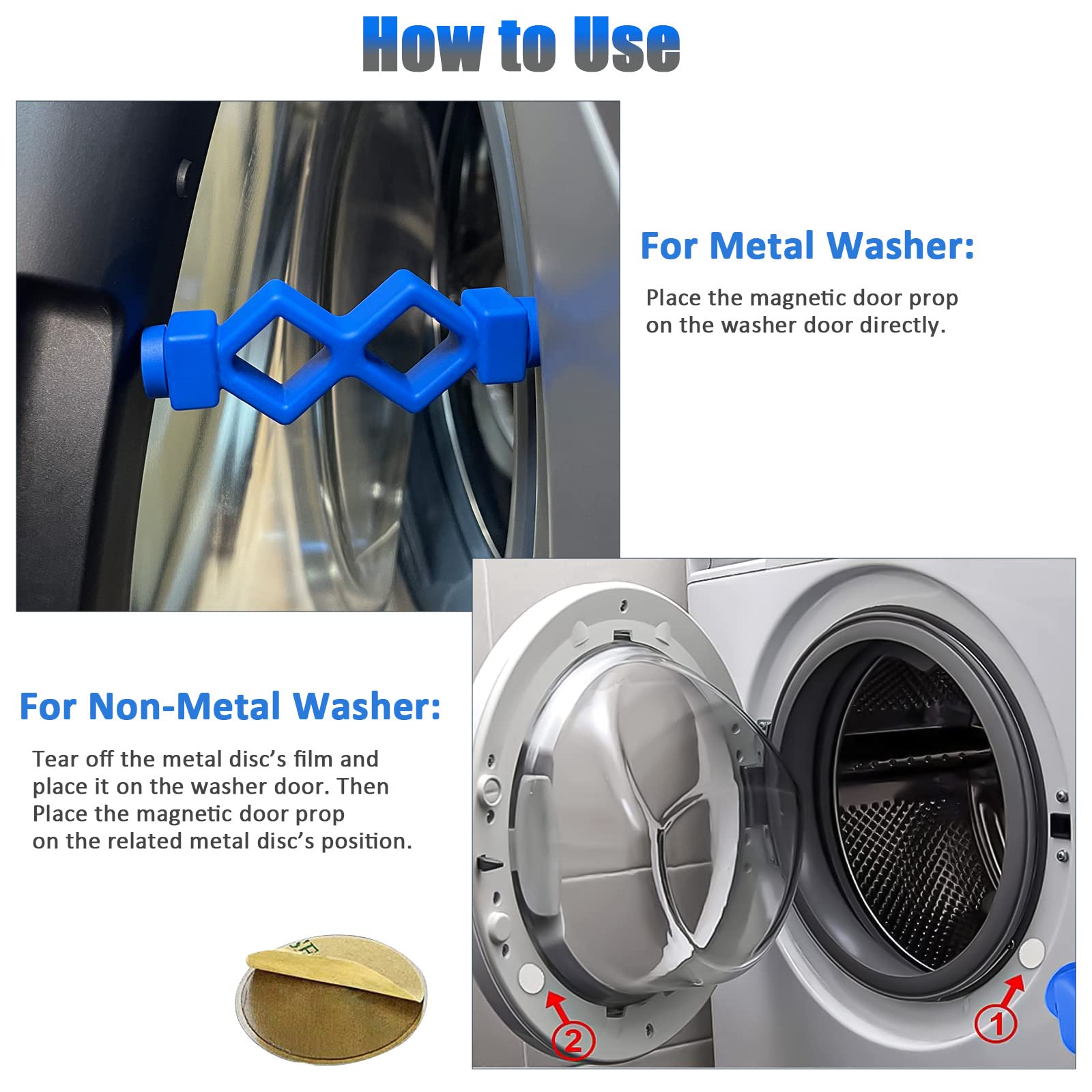 Snapklik.com : Washer Door Prop, Front Load Washer Door Prop, Keep ...