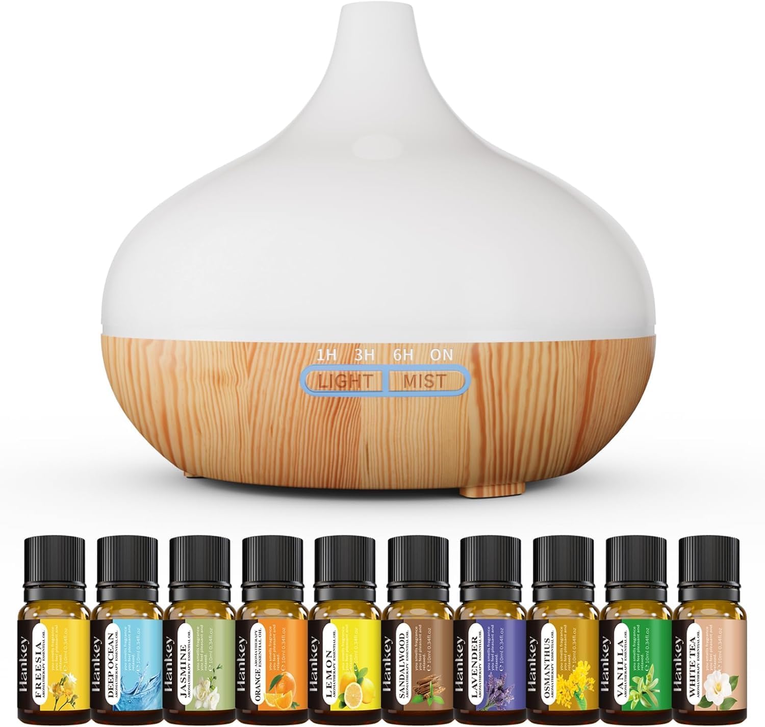 Aroma Diffuser für Duftöle,Ätherisches Öl Diffusor 550ML Frau kleine ...