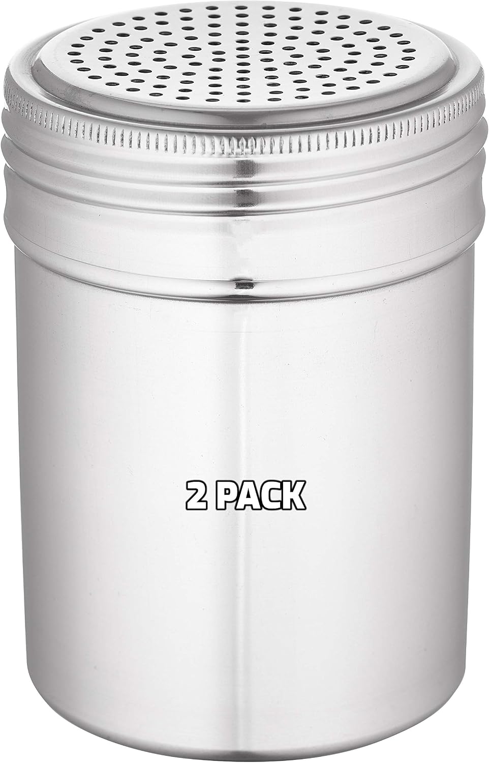 Amazon.com: [2 PACK] Stainless Steel Versatile Dredge Shaker Set 10 ...