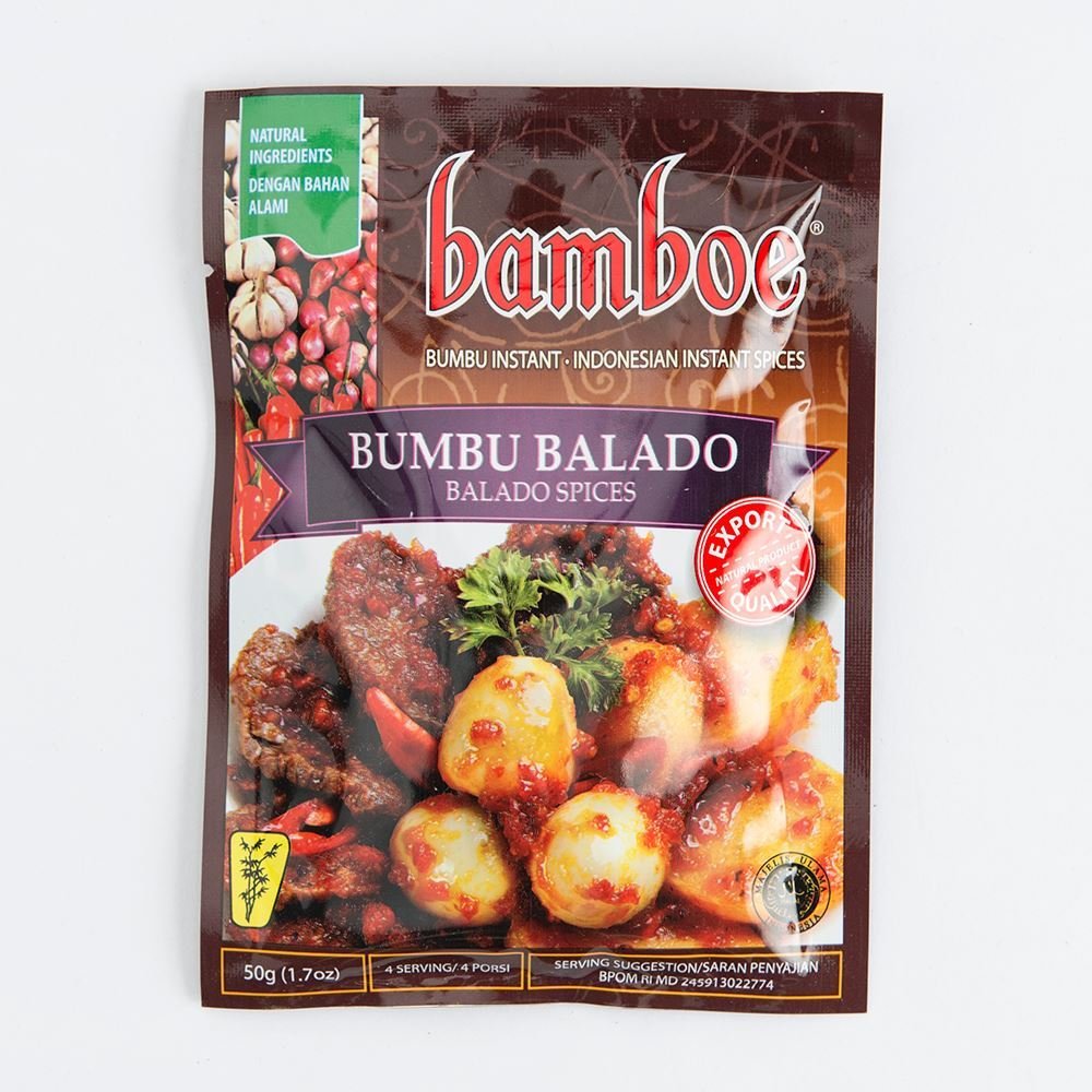 Amazon.com : Bamboe Bumbu Balado Spices, 50 Gram/1.7 Oz (Pack of 3 ...