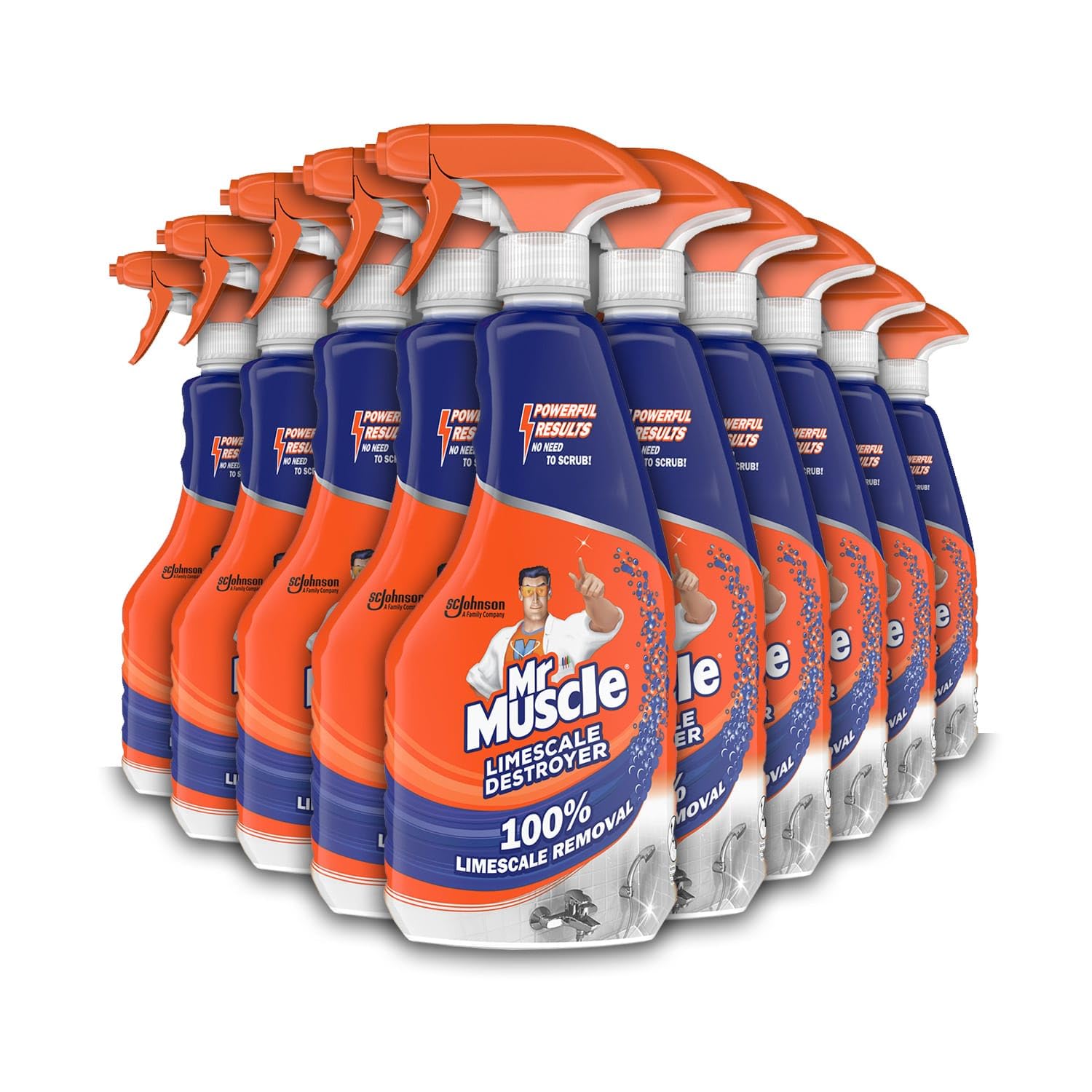 Mr Muscle Limescale Destroyer Spray, Cleaning Spray for Limescale, Pack ...