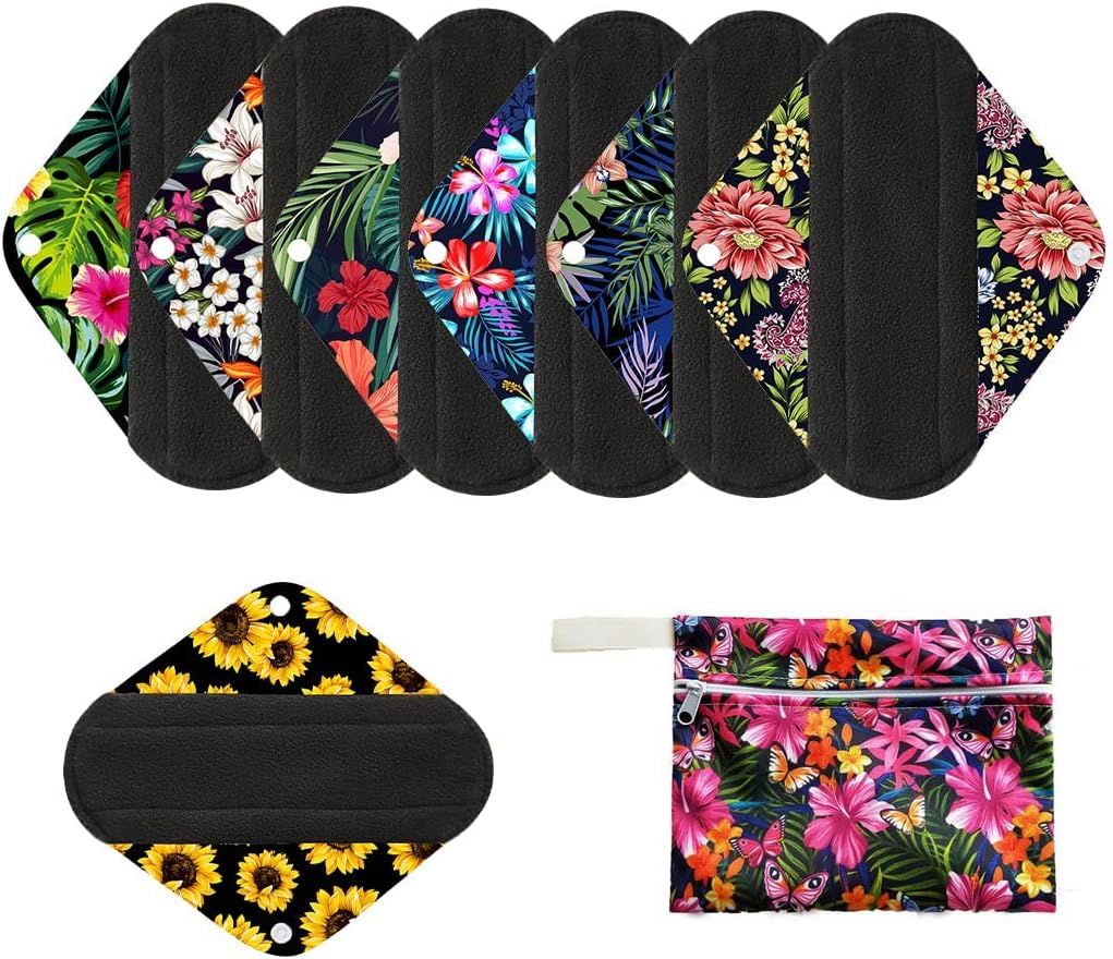 Amazon.com: 7pcs/Set Including 1pc Mini Wet Bag +6pcs Bamboo Charcoal ...
