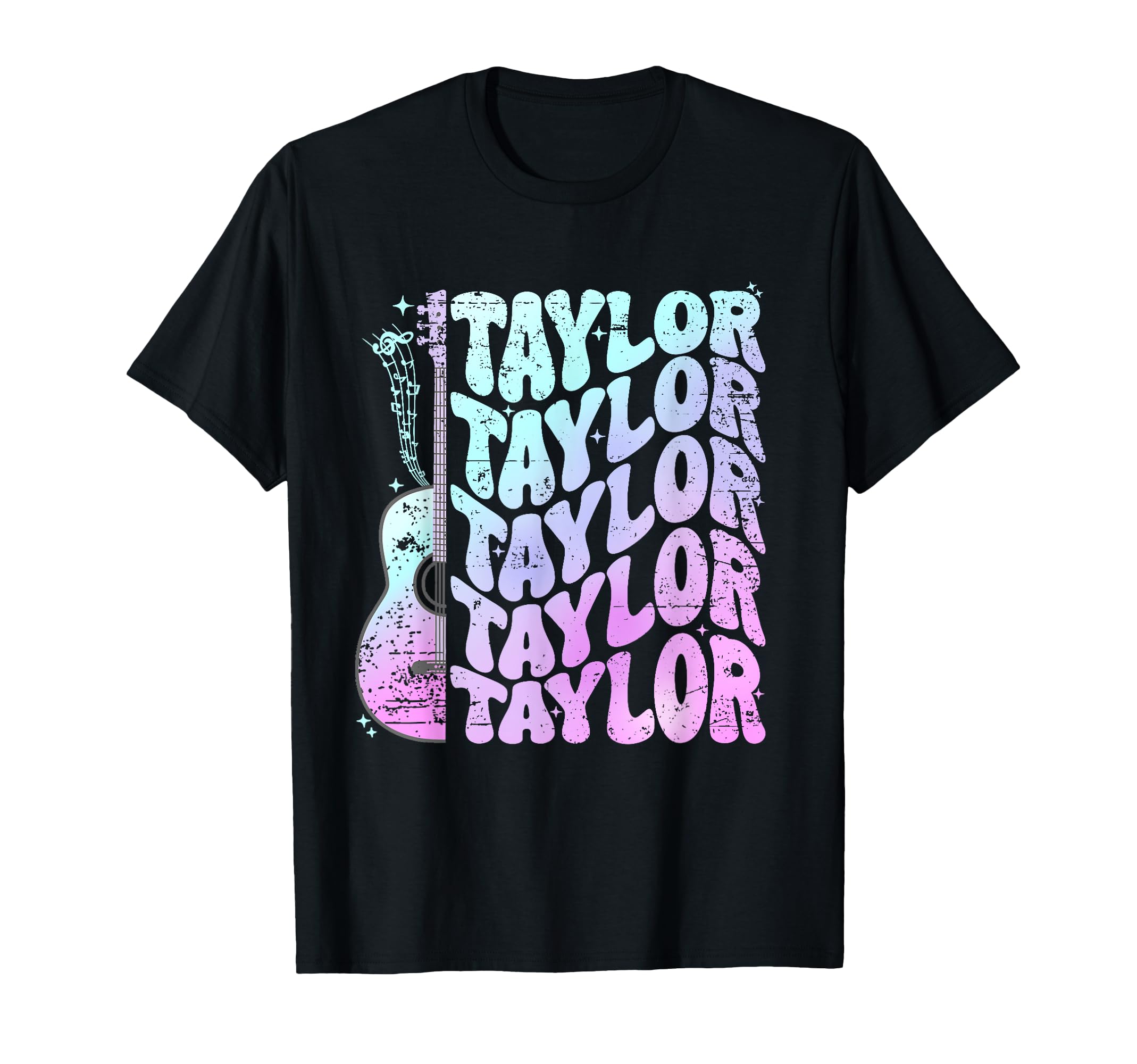 Amazon.com: Girl Retro Taylor First Name Personalized Groovy 80's Pink ...
