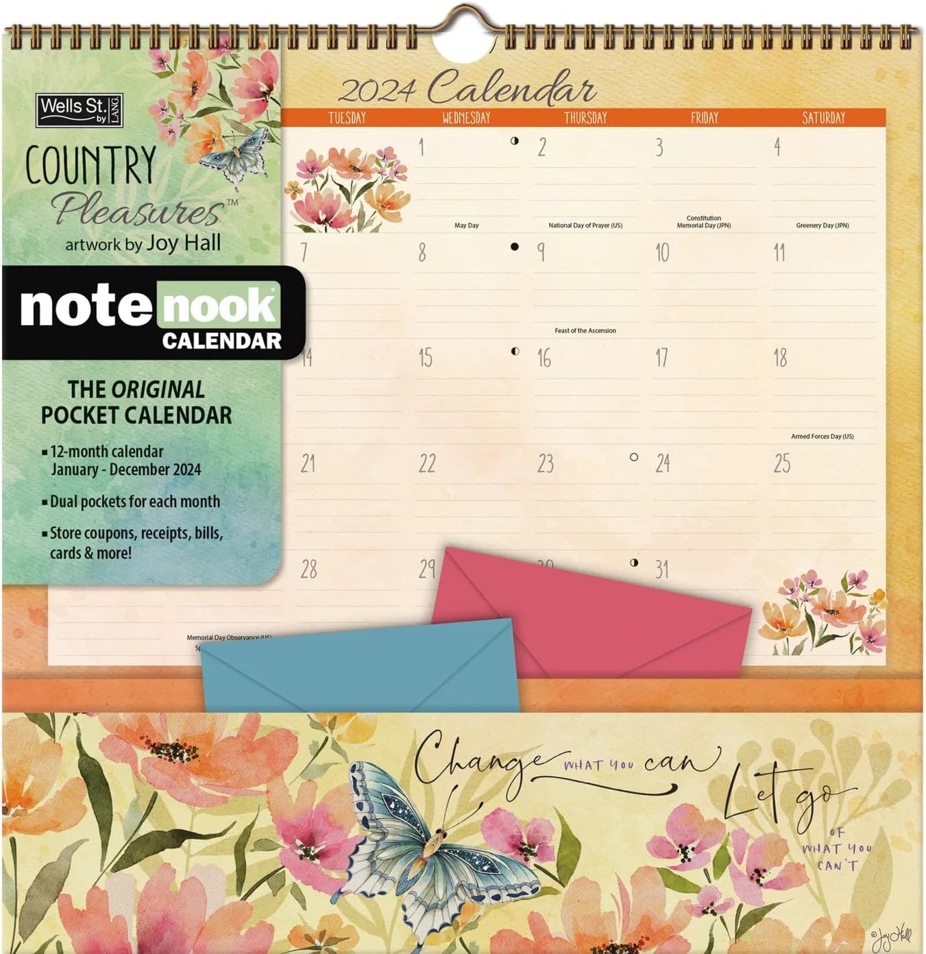 Amazon.com: WSBL Country Pleasures 2024 Note Nook™ (24997007206) : Lang