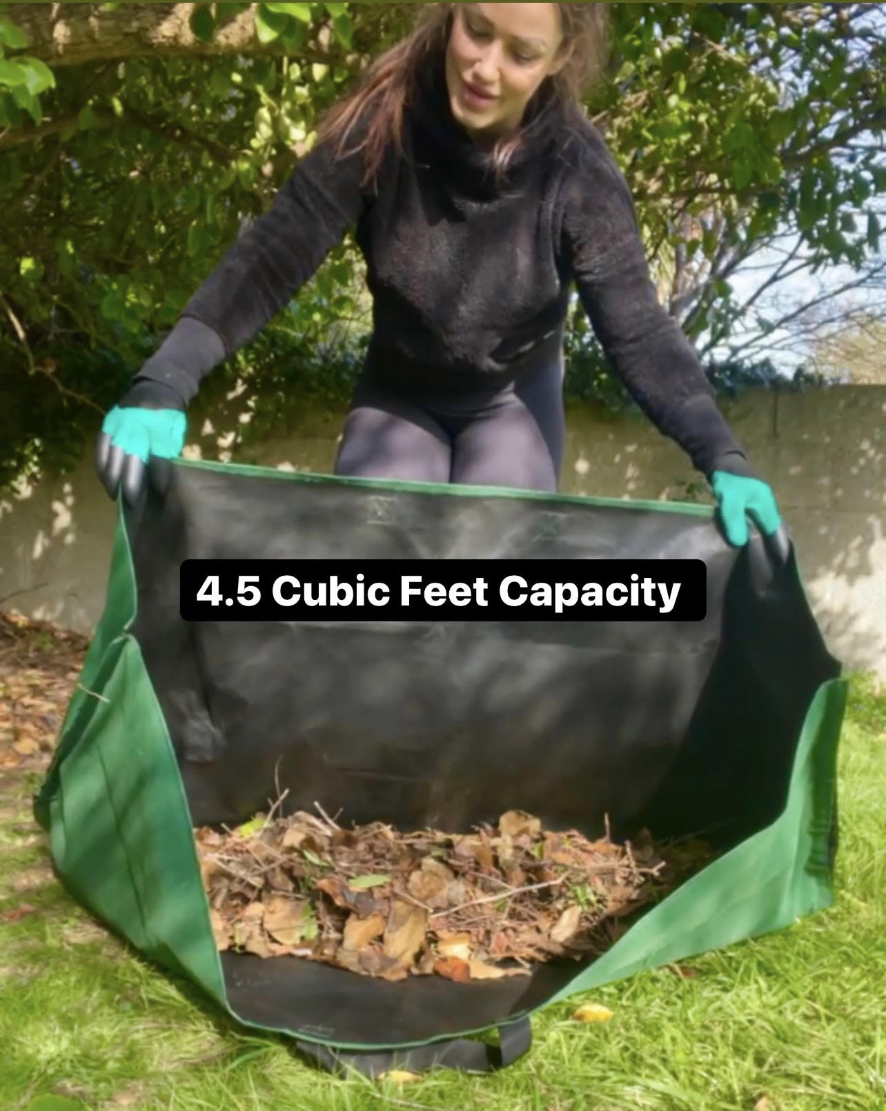 Watch 2 in 1 Heavy Tarp Converts in Bag For Garden and Yard Tidy on ...