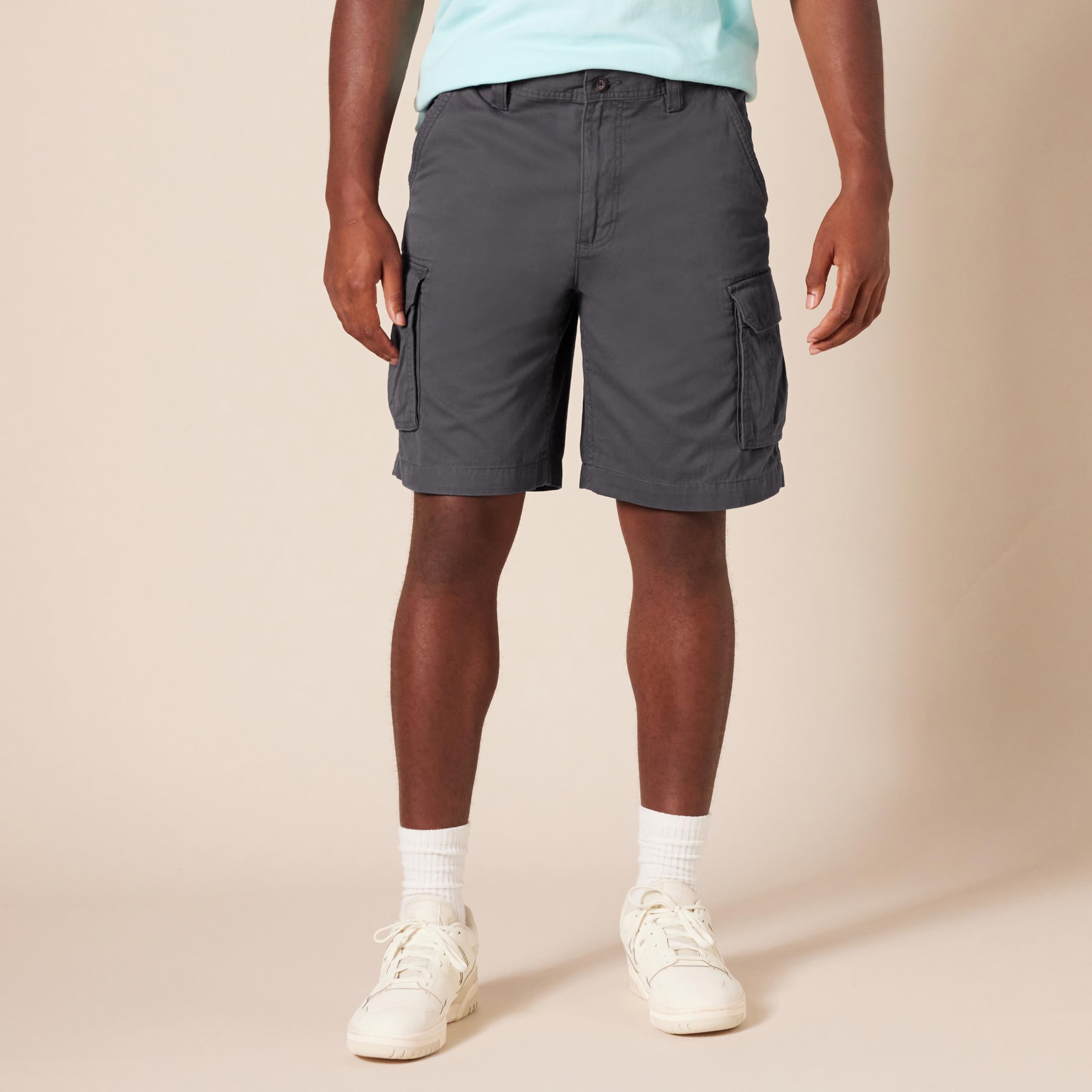 Snapklik.com : Essentials Mens Classic-Fit Cargo Short